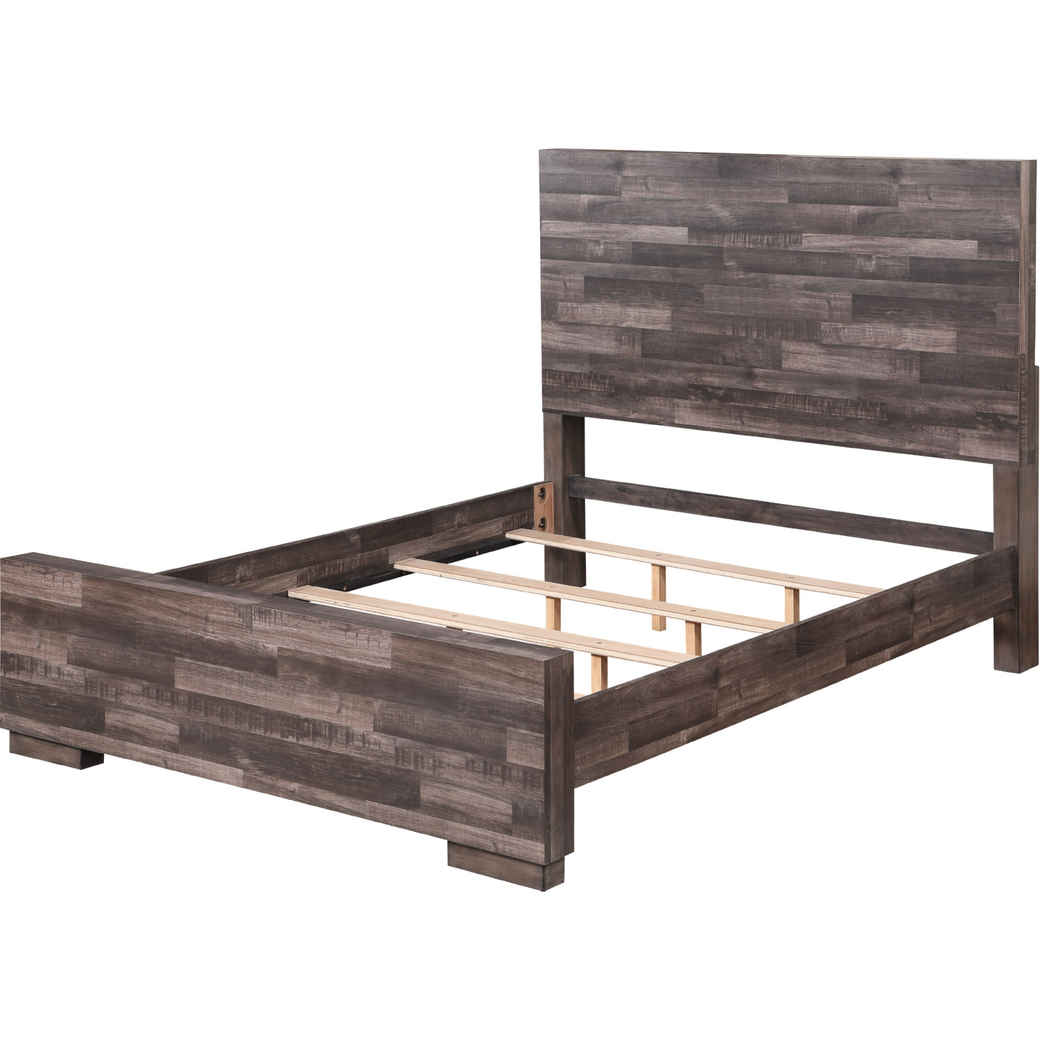 Acme 22160Q Juniper Queen Bed in Dark Oak Finish Wood