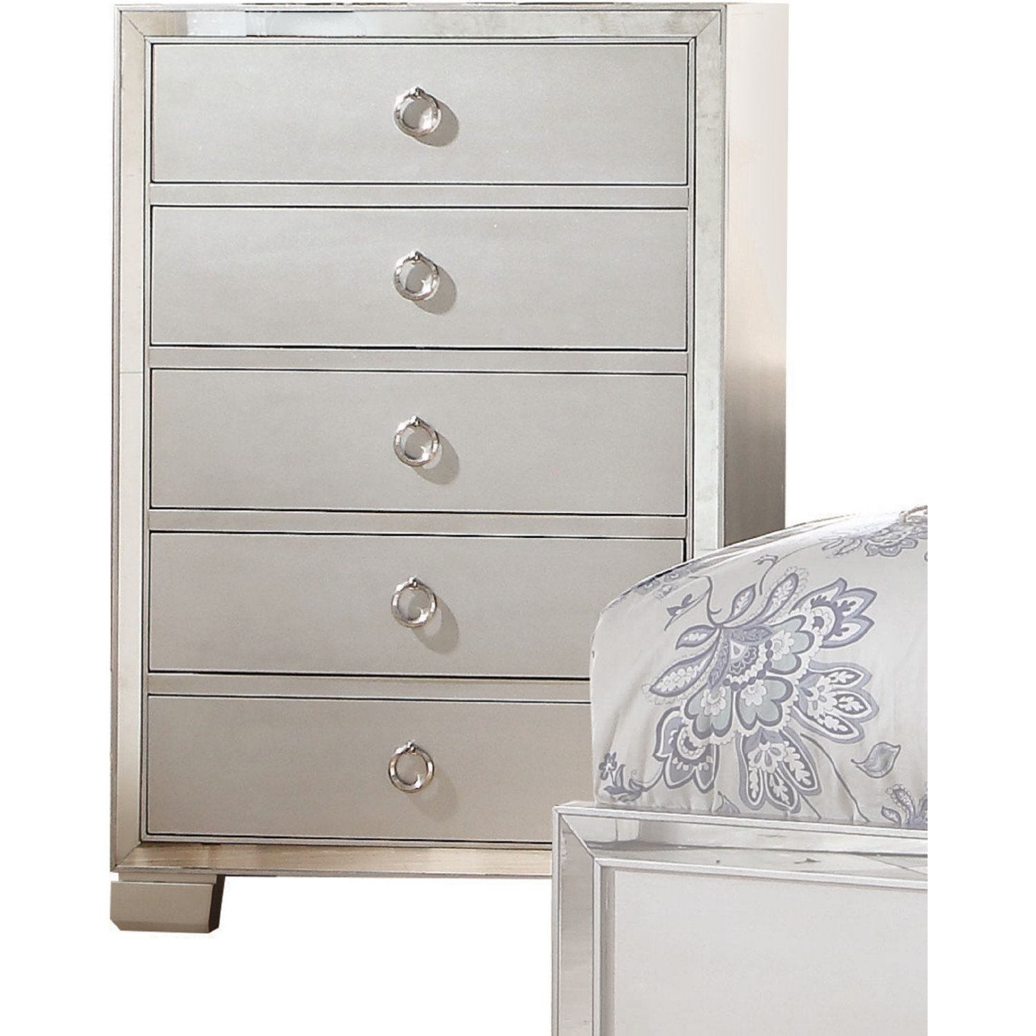 Acme 24846 Voeville II Chest in Platinum