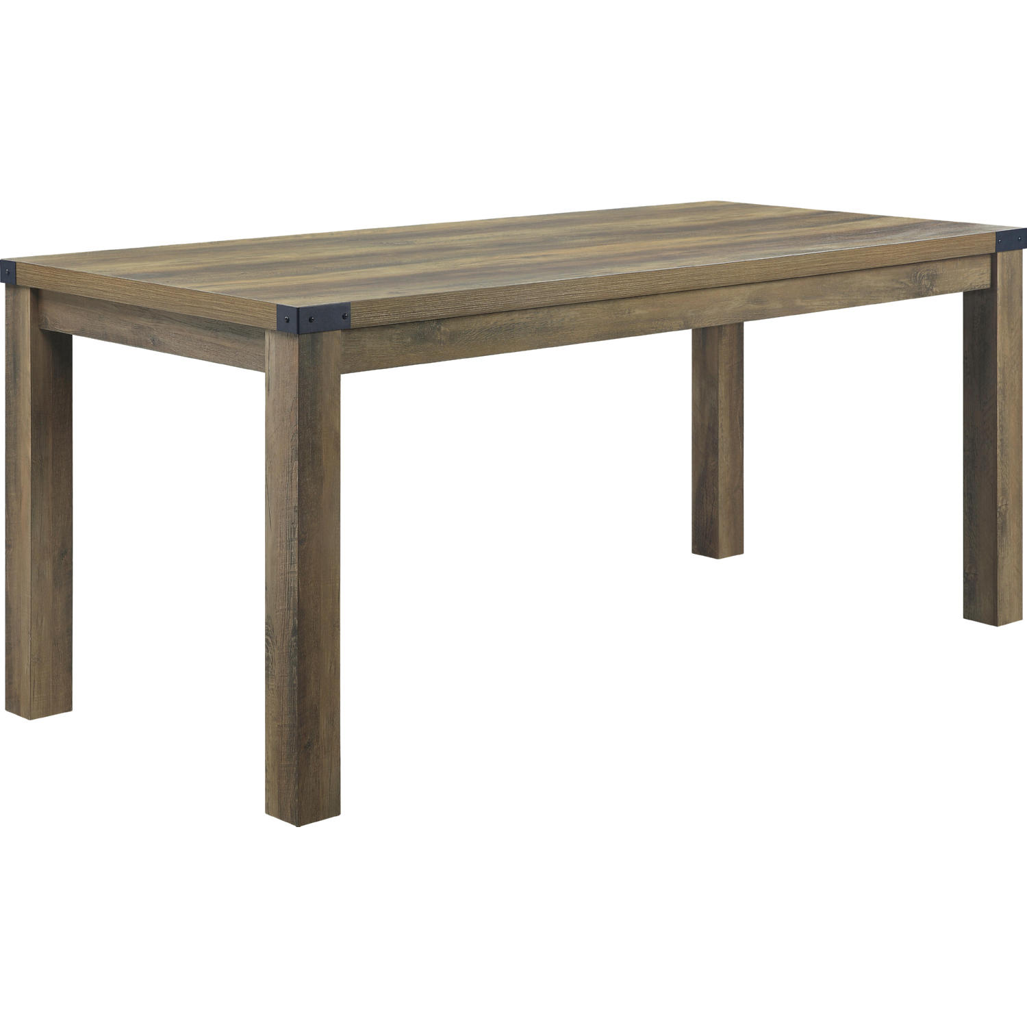 Acme DN01028 Abiram 71" Dining Table in Rustic Oak Finish