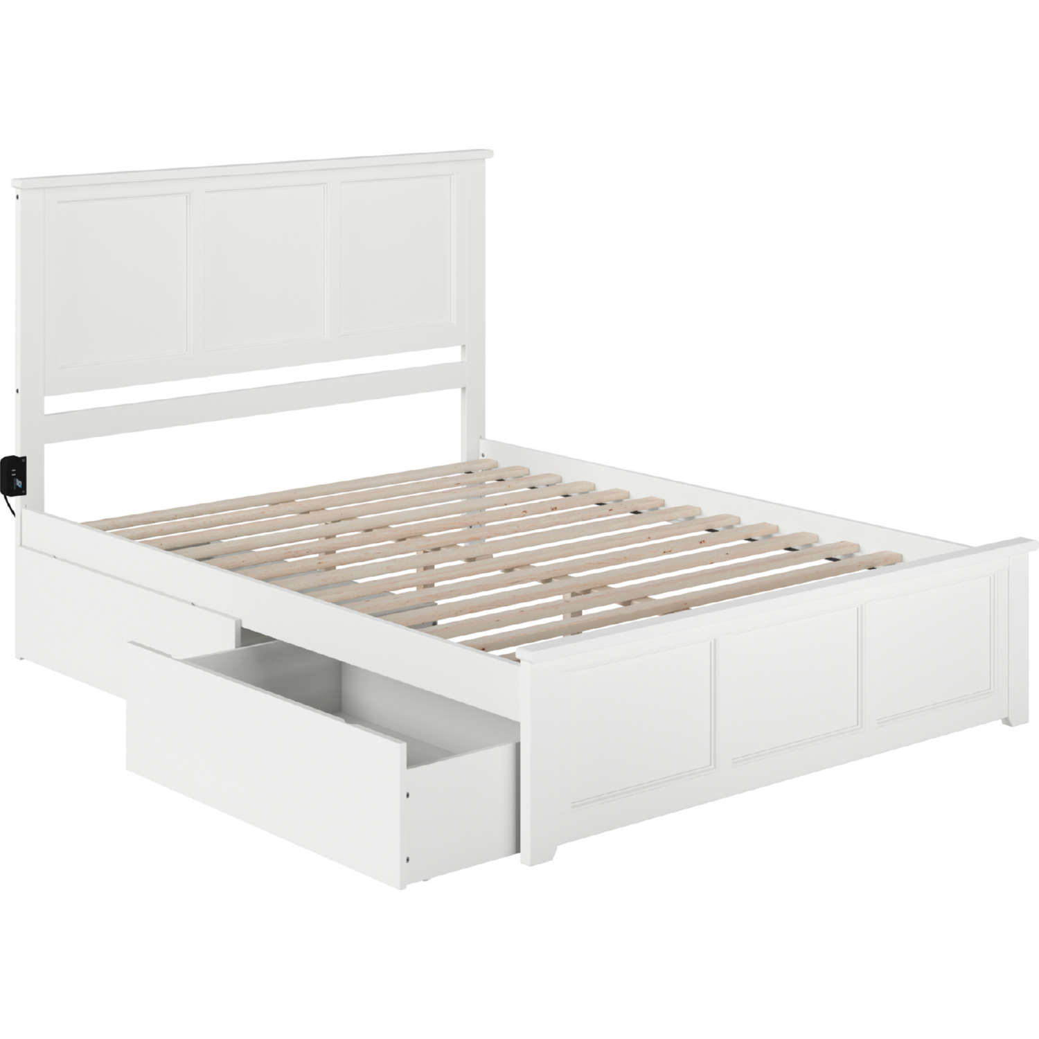 AFI AR8646112 Madison Queen Bed with Matching Footboard & 2 Urban Bed ...