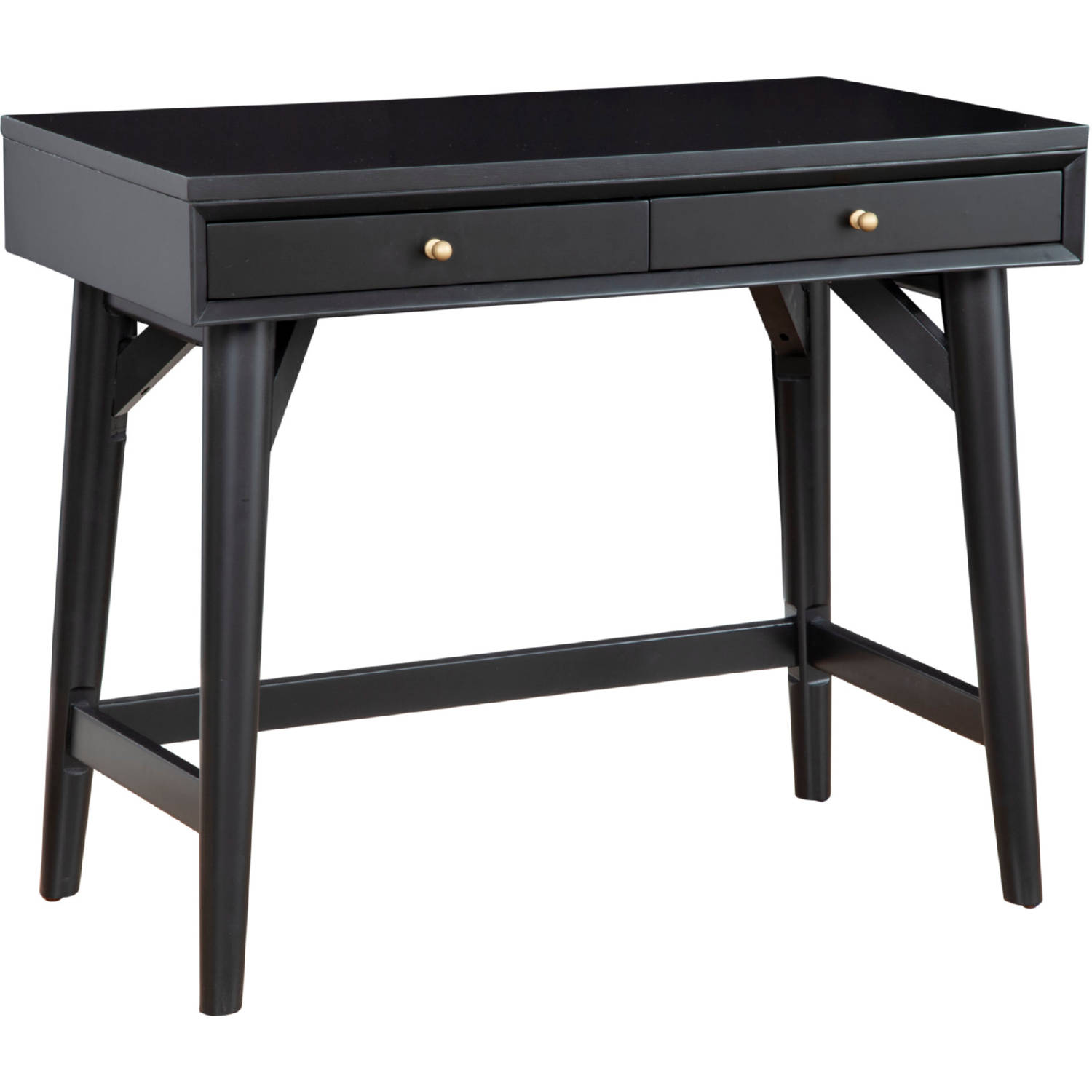 Alpine 966BLK-65 Flynn 36" Desk in Black Finish