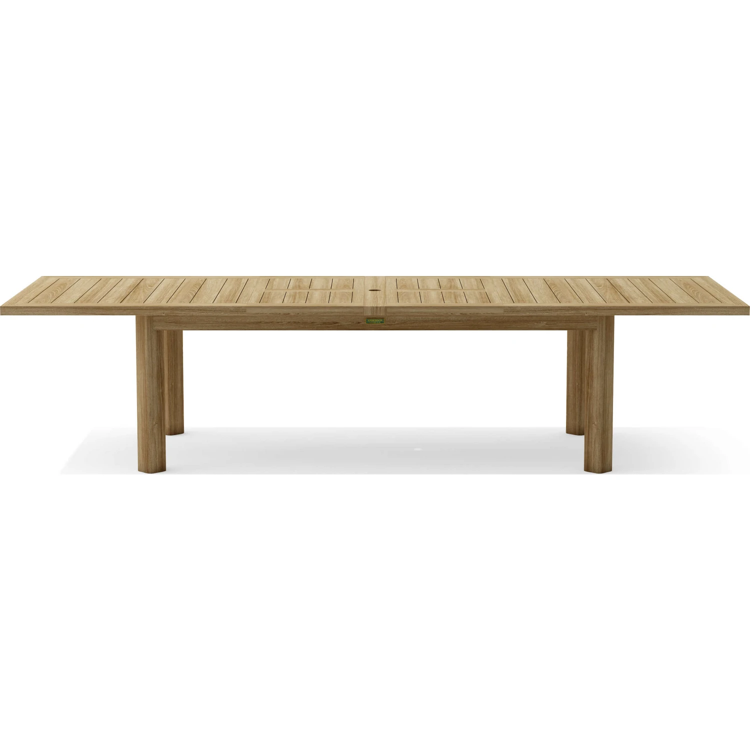 Anderson Teak TBX-320R Chelsea Outdoor 87" Double Extension Dining ...