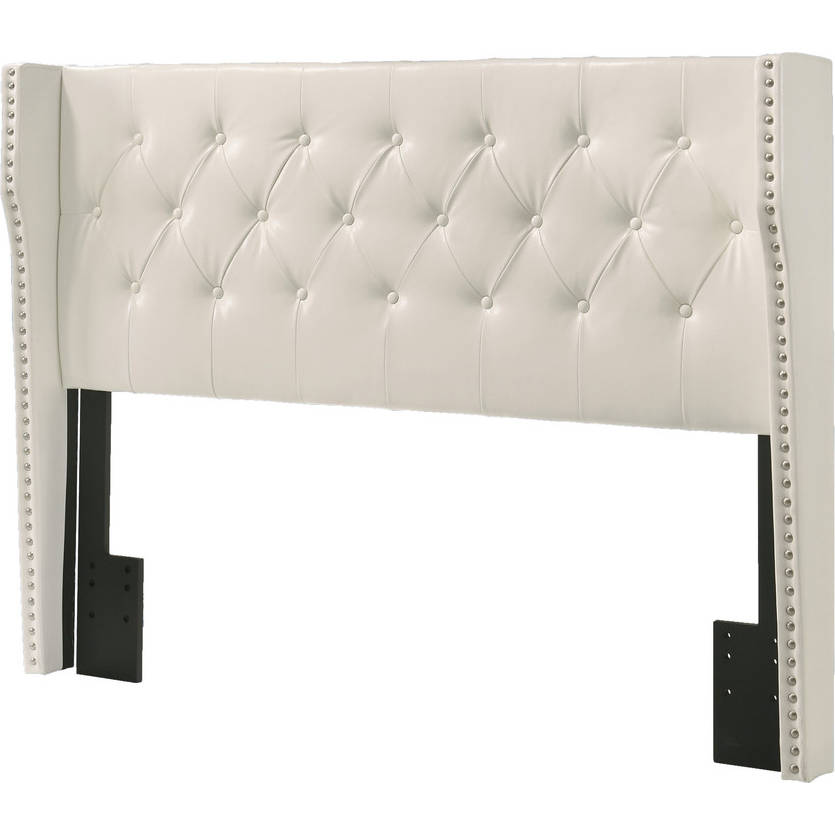 Best Quality B141 B141 Full Queen Headboard Only in Tufted White ...