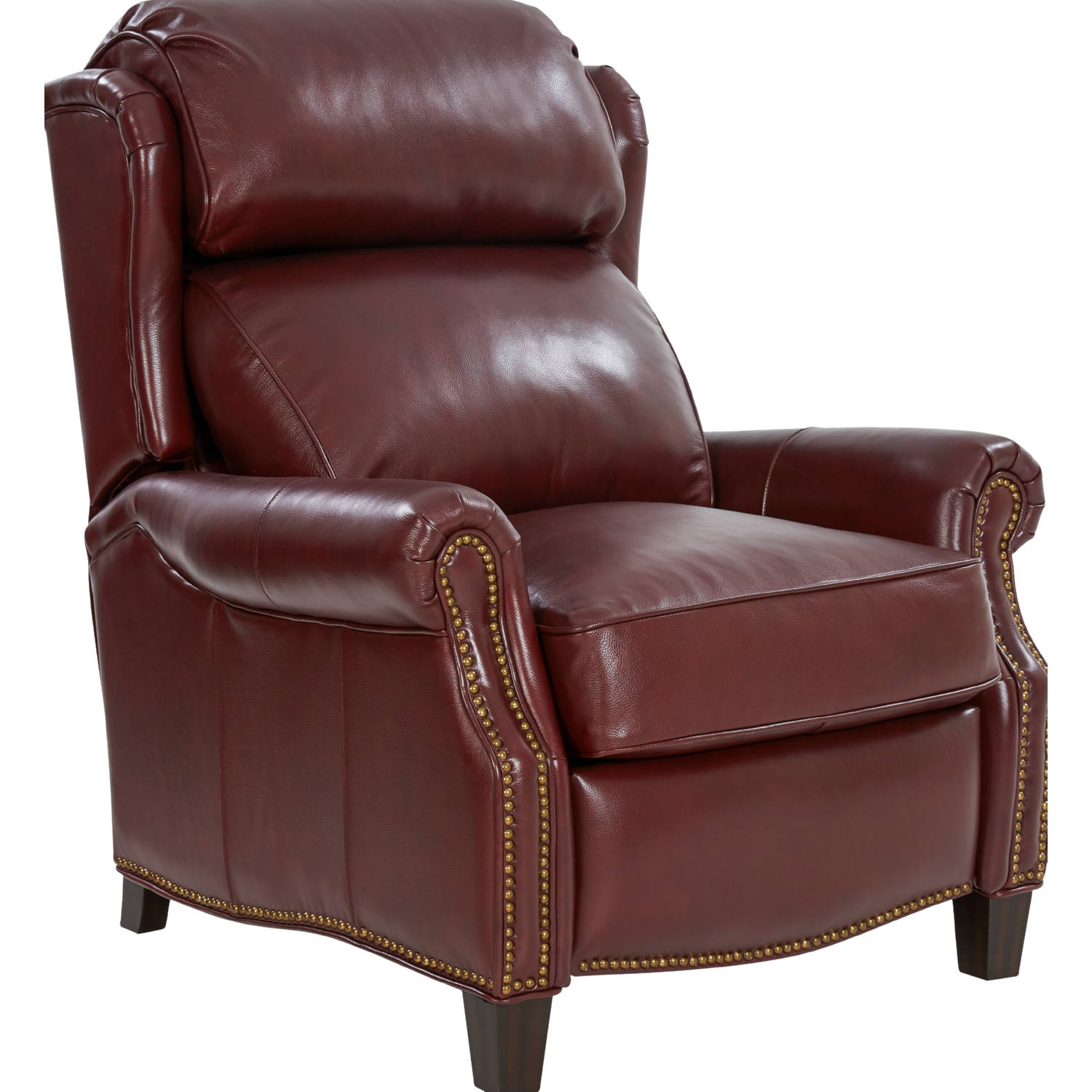 BarcaLounger 7-3058-5715-76 Meade Manual Recliner in Marisol Cabernet ...