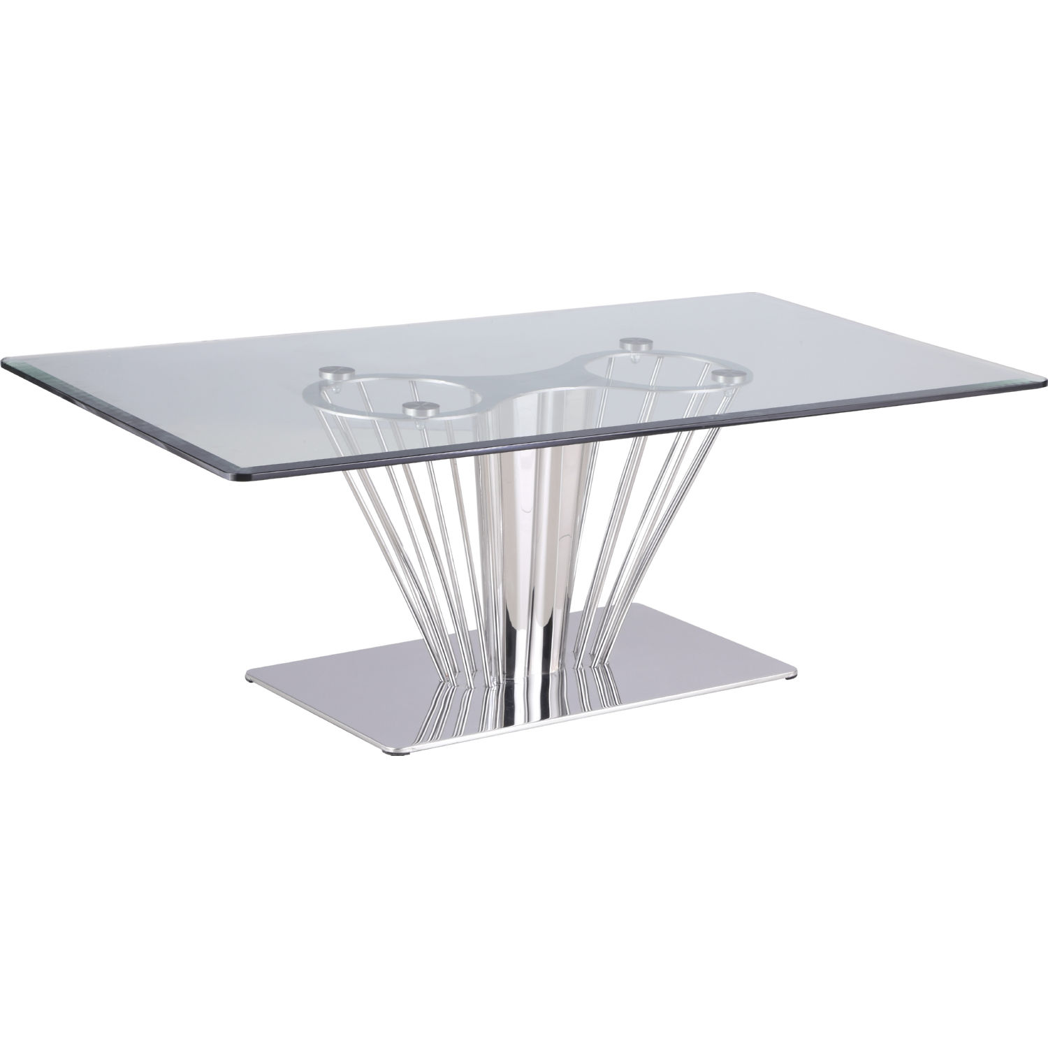 Chintaly FERNANDA-CT-T+B Fernanda Coffee Cocktail Table in Polished ...