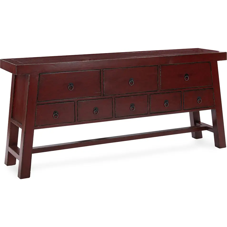 Classic Home 51005406 Hollyn Console Table in Distressed Reclaimed Pine