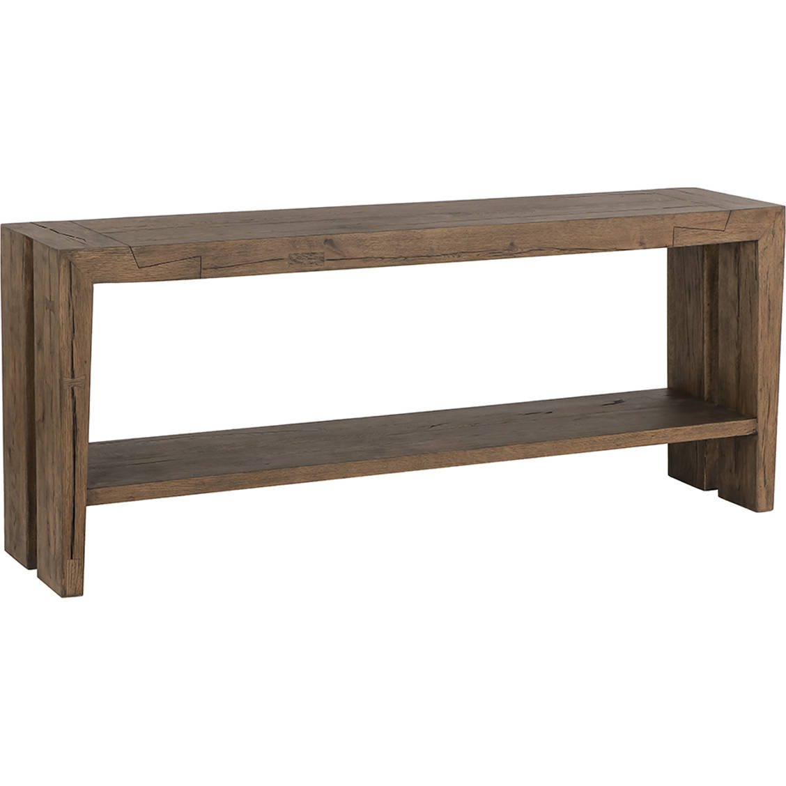 Classic Home 51031327 Troy Console Table in Cracked Oak