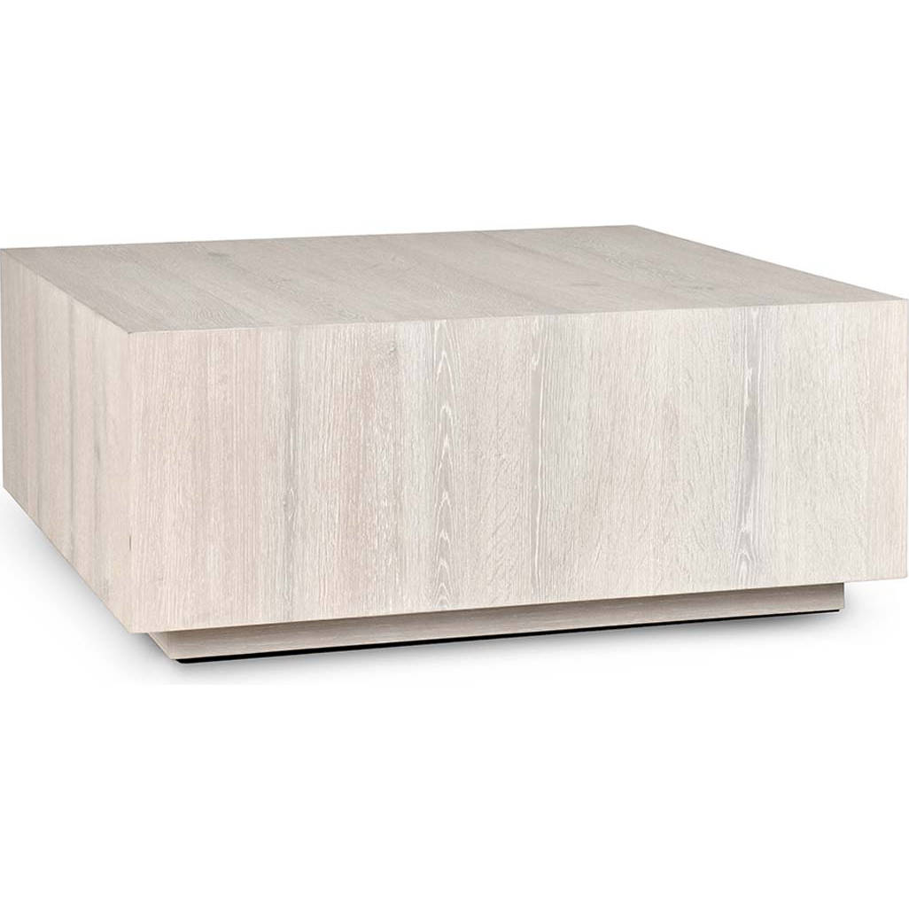Classic Home 51031407 Layne 42" Square Coffee Table in White Wash Oak ...