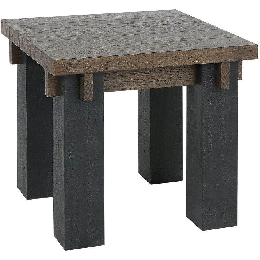 Classic Home 51031582 Duncan End Table in in Oak & Reclaimed Pine ...
