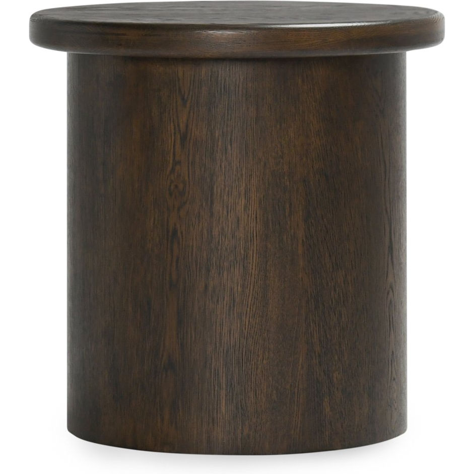Classic Home 51031680 Runa 22" End Table Coffee Brown Oak Veneer