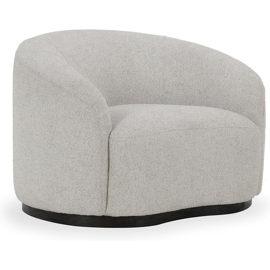 Classic Home 53006038 Beverly Swivel Accent Chair in Ivory Fabric ...