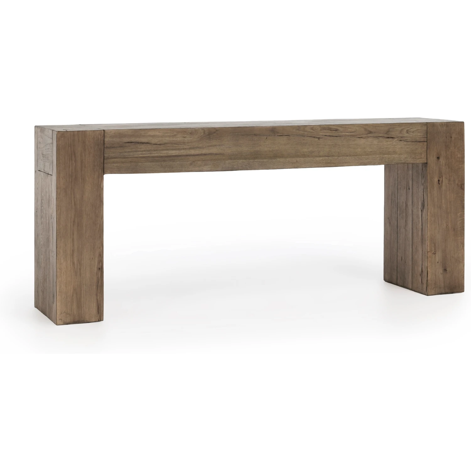 Classic Home 51030899 Bristol 72" Console Table in Reclaimed Natural Oak