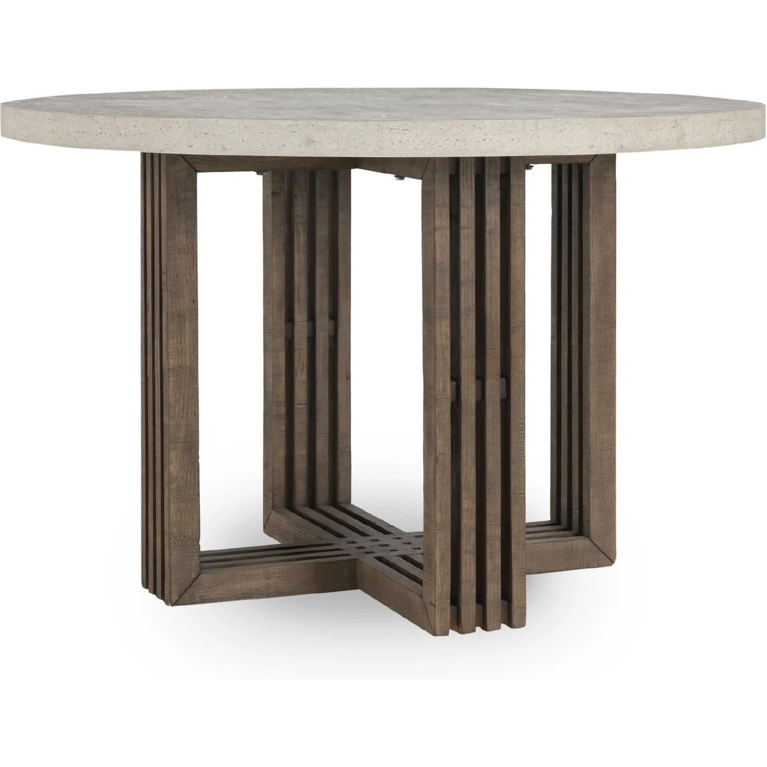Classic Home 51031199 Aspen 47" Round Dining Table in Reclaimed Pine ...