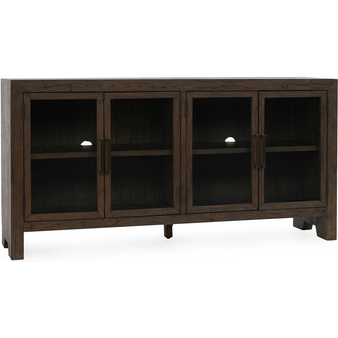 Classic Home 52004124 Troy 4 Door Buffet in Suede Brown Reclaimed Oak ...
