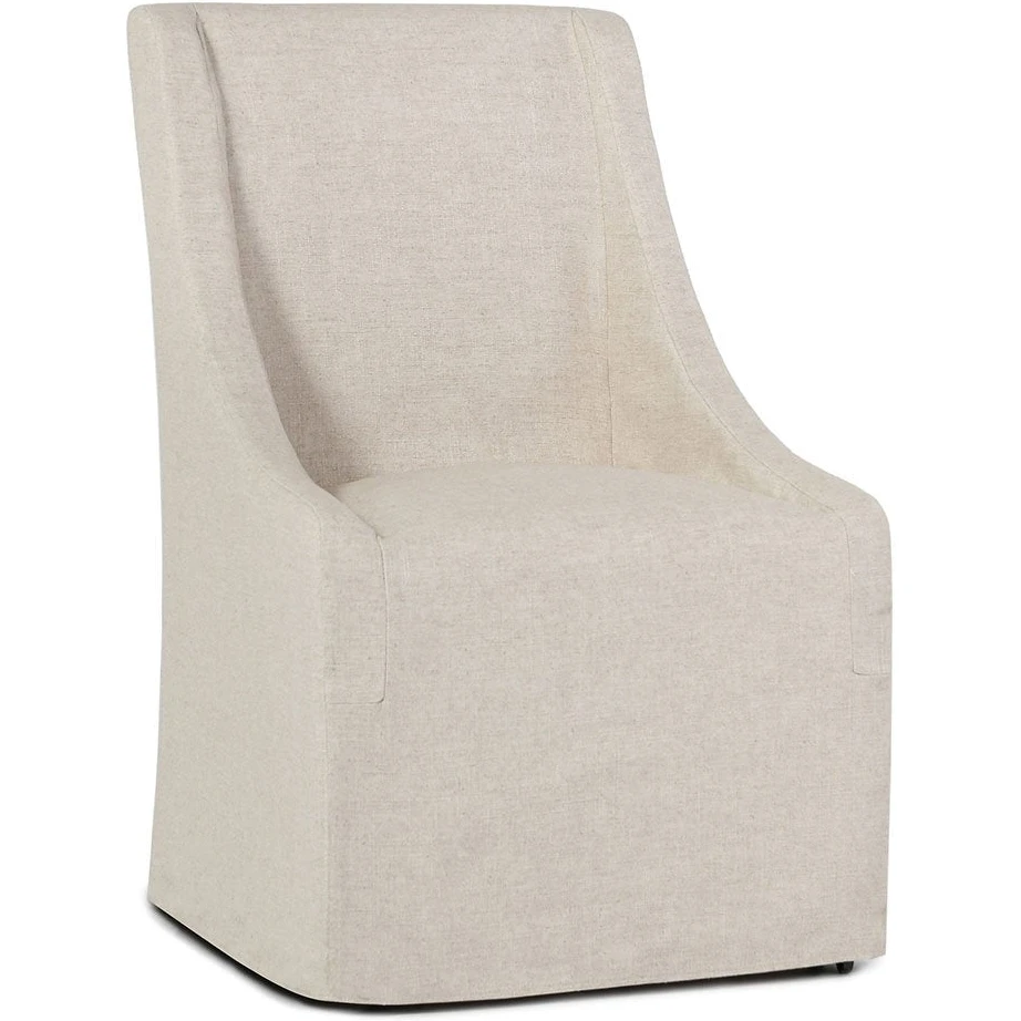 Classic Home 53004329 Warwick Dining Chair in Oatmeal Fabric (Set of 2)