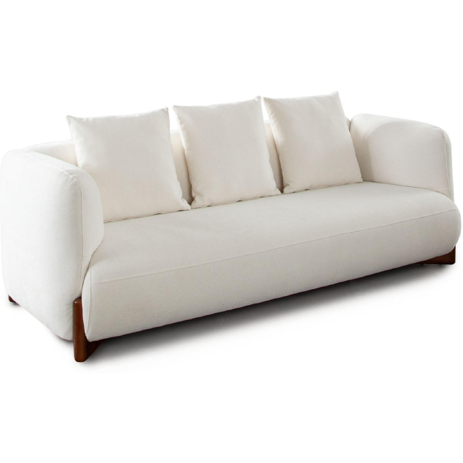Diamond Sofa LINKSOIV Link Sofa in Elite Ivory Fabric & Wood