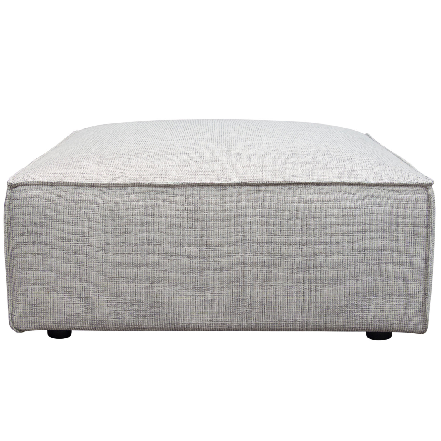 Diamond Sofa VICEOTBA Vice Square Ottoman in Barley Fabric
