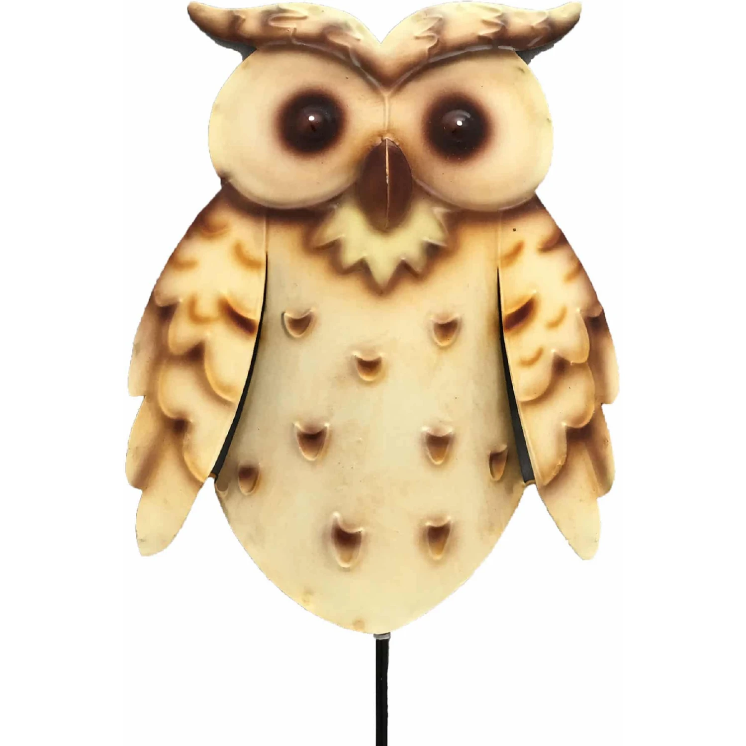 Eangee M9010 Garden Stake Owl in Multicolor Metal