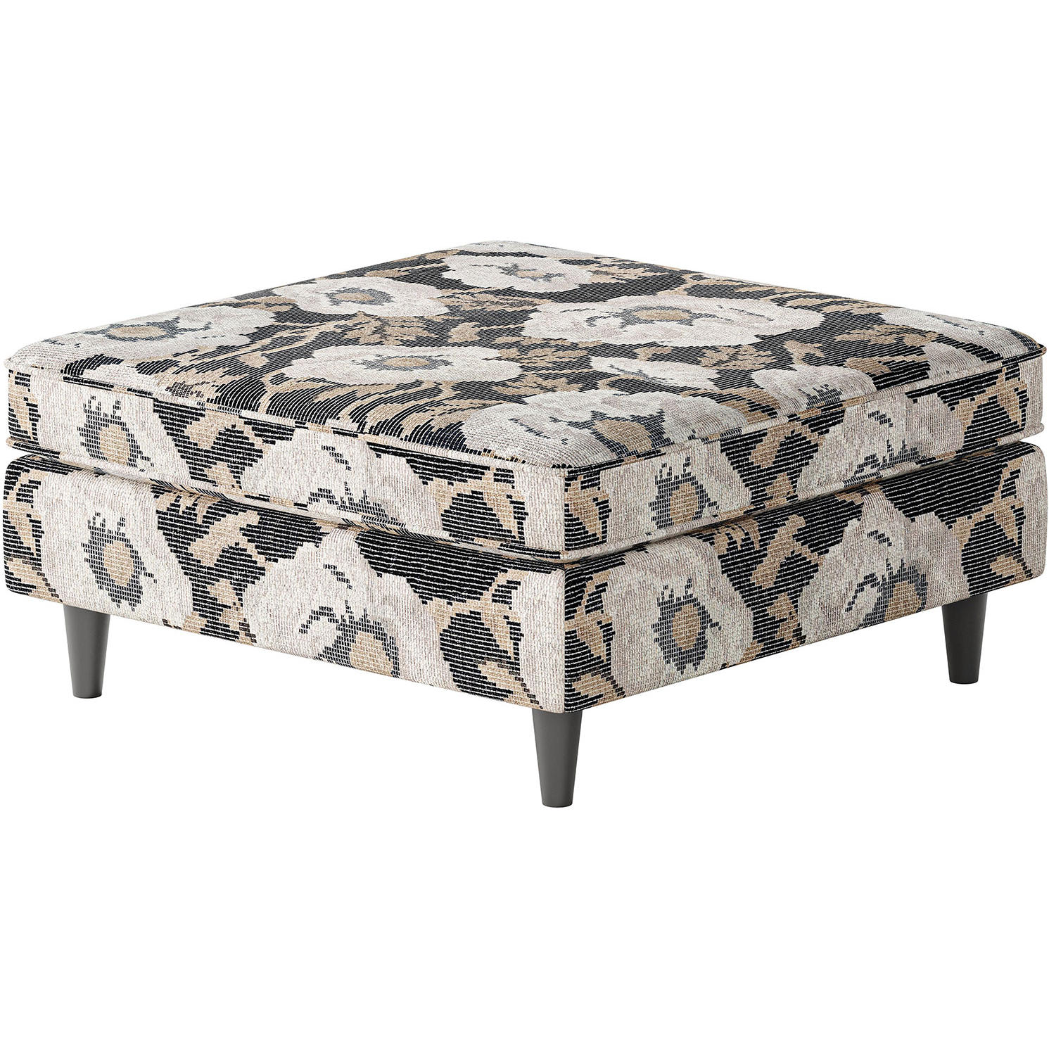 Southern Furniture 170 Bloom Carbon Square 38" Square Cocktail Ottoman ...