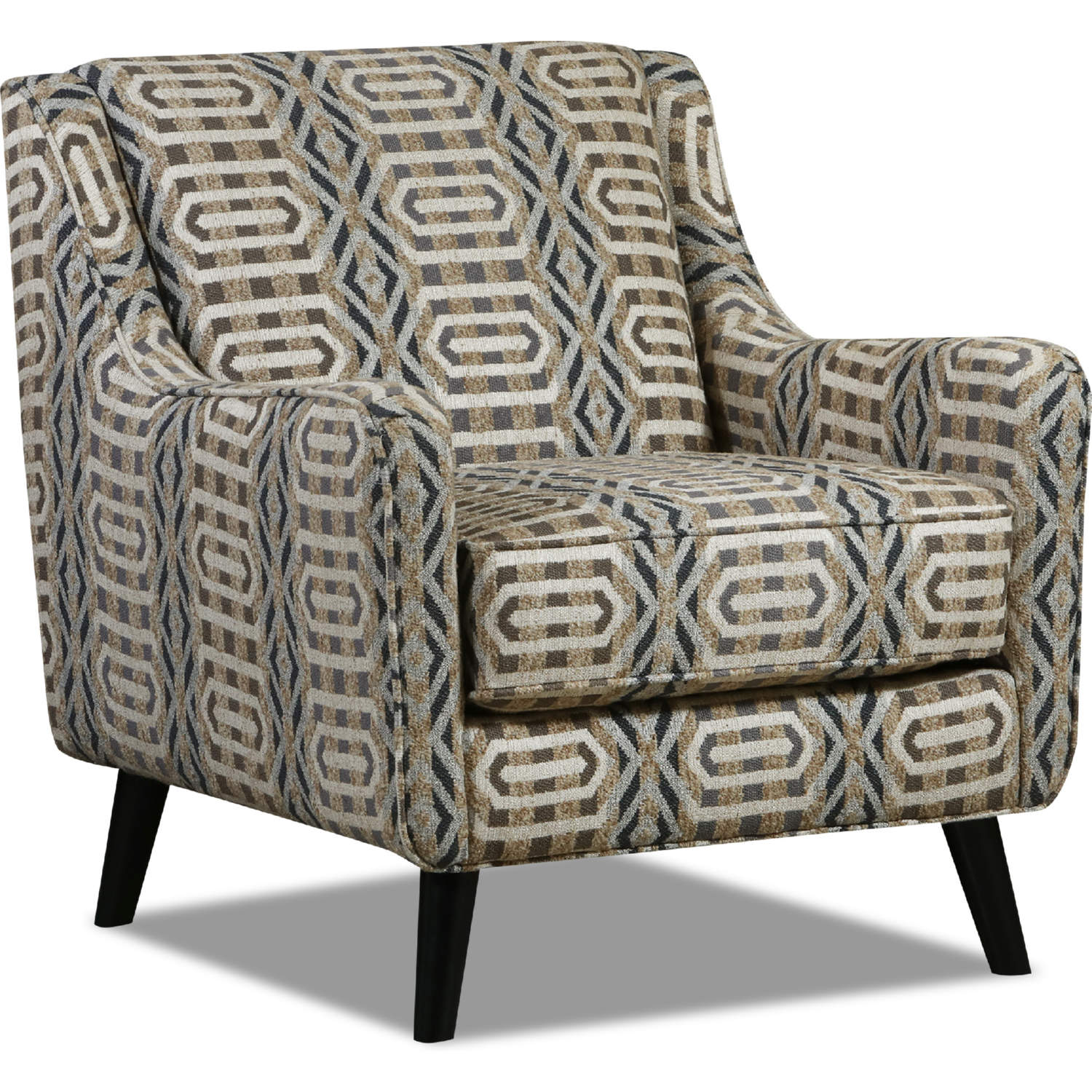 Southern Furniture 240 Armanda Coffee Accent Chair Accent Chair in ...