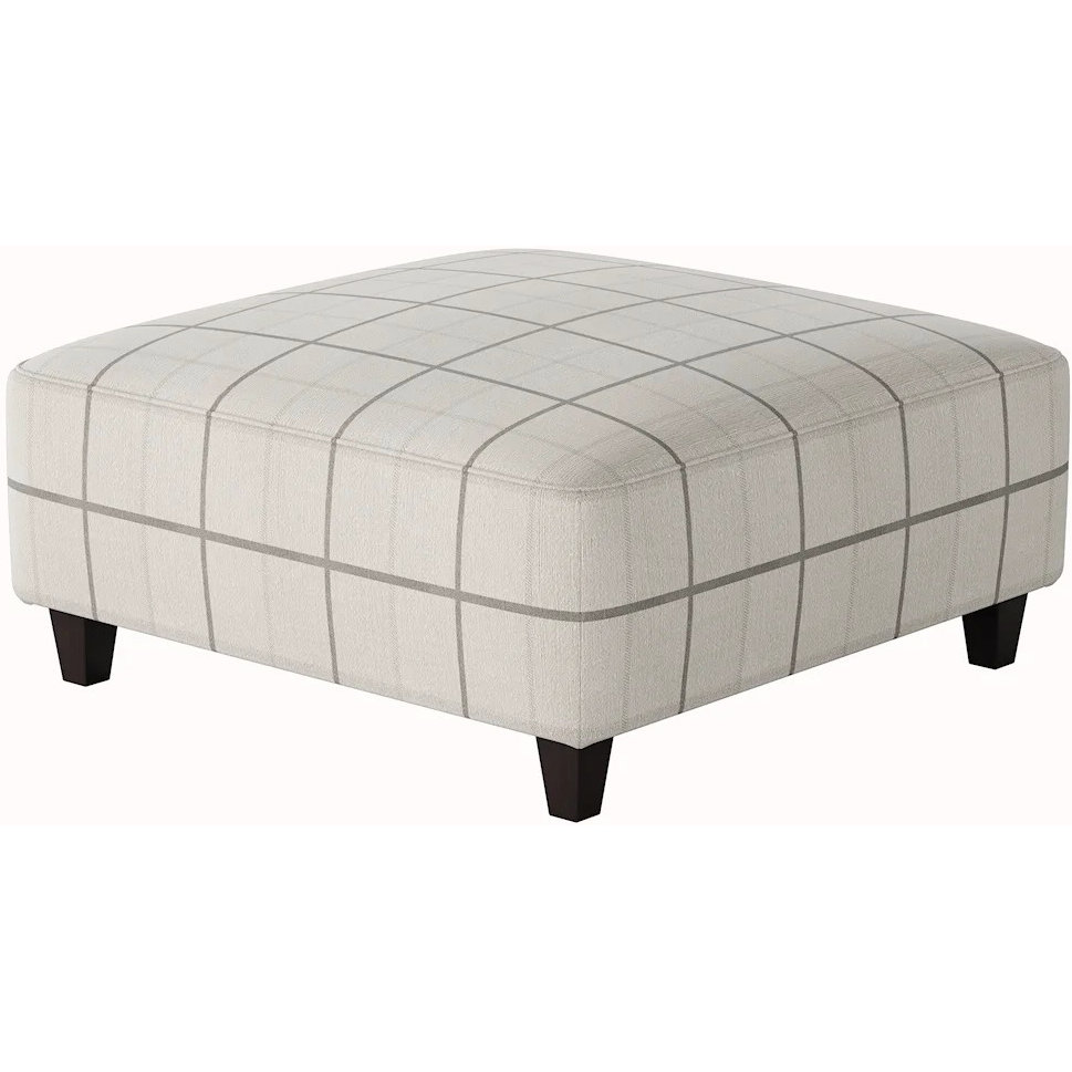 Southern Furniture 109-C Windowpane Chalk 38" Square Cocktail Ottoman ...