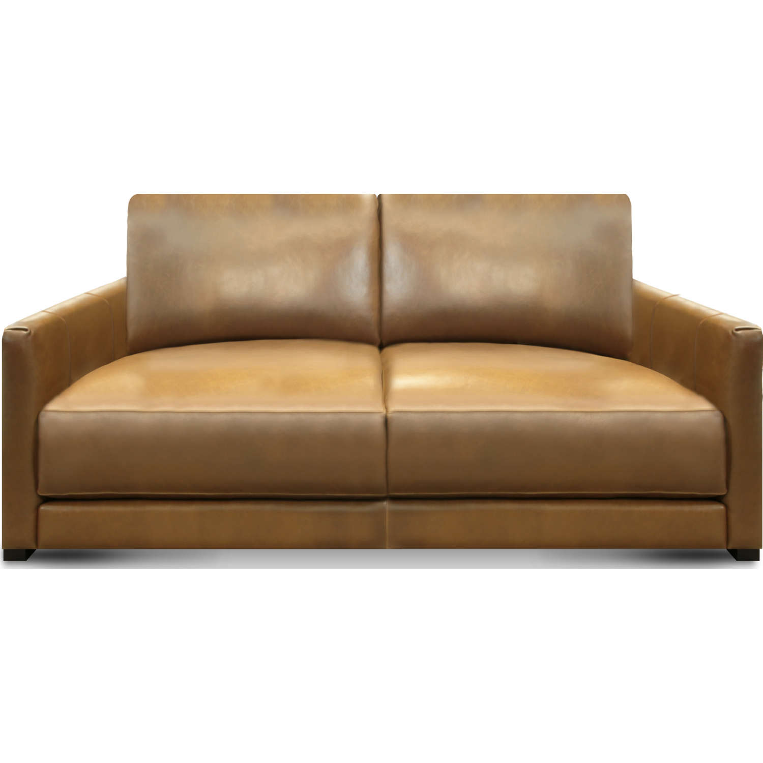 GTR GTRX14-20-Bravo-Bronze Raffa Loveseat in Bravo Bronze Top Grain Leather
