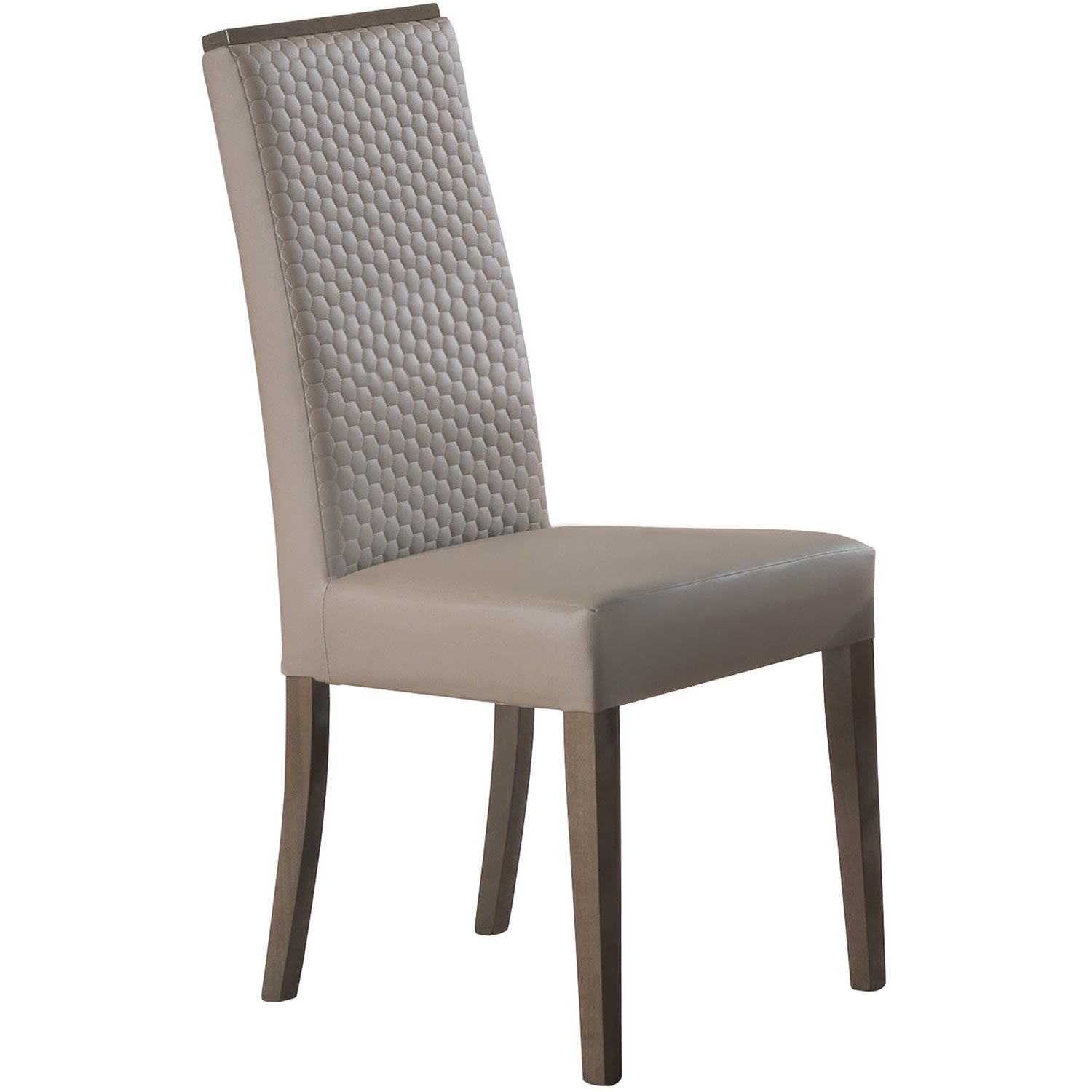 J&M Furniture 18664-DC Portofino Dining Chair in Quilted Beige Eco ...