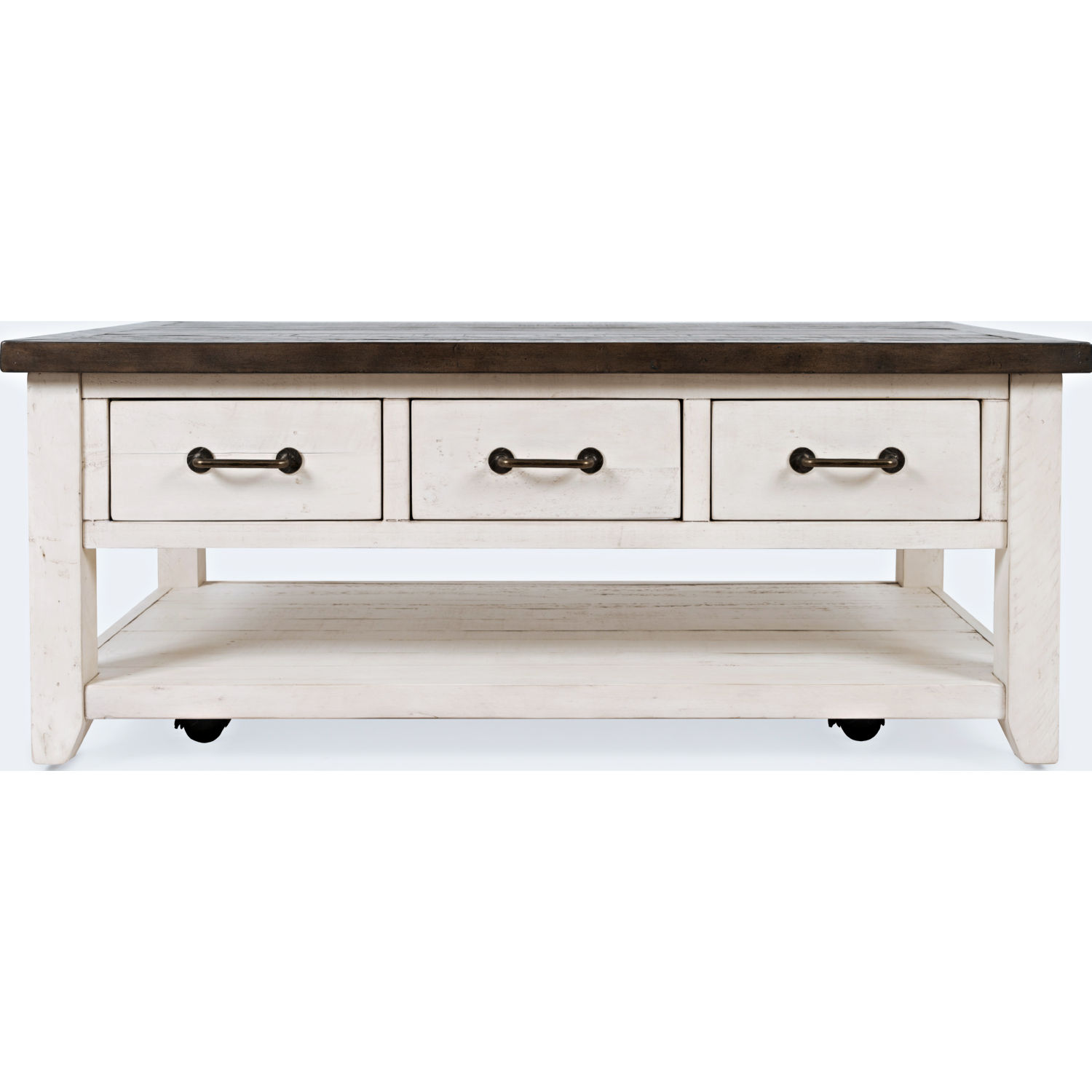 Jofran 1706-11 Madison County Harris 3 Drawer Coffee Cocktail Table in ...