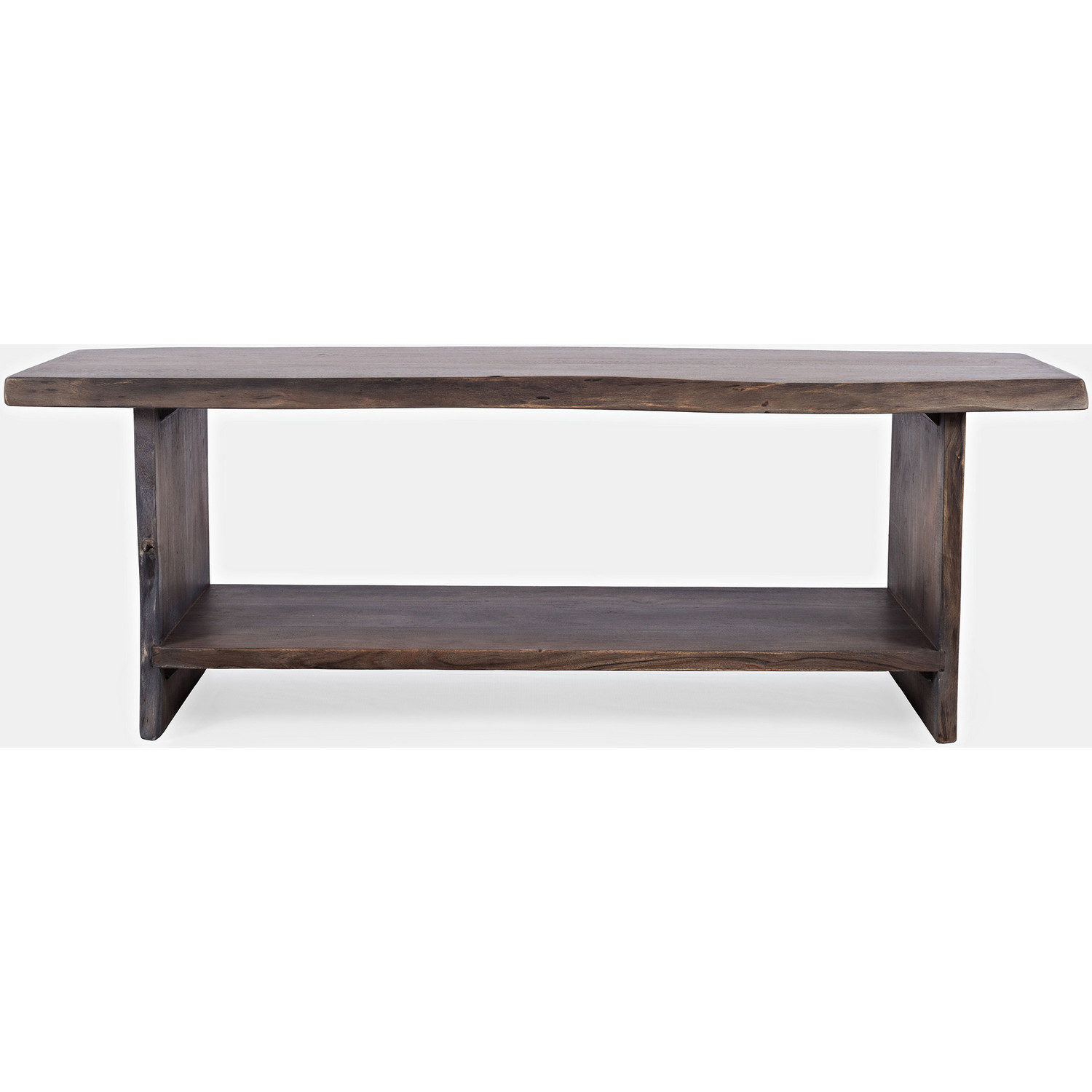Jofran 1730-193S Cooper 52" Bench with Storage Shelf in Slate Grey ...