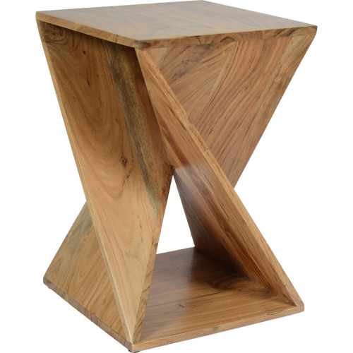 Jofran 1730-5320 Global Archive Jasper Side Table in Distressed Natural ...