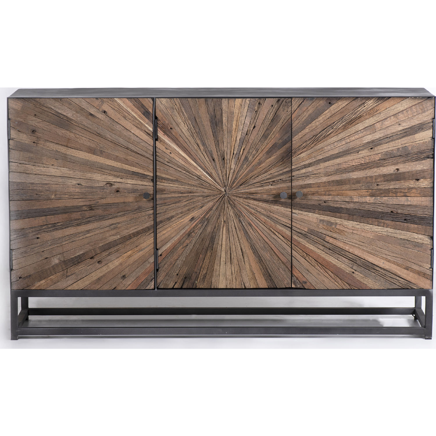 Jofran 1928-59 Astral Plains 3 Door Accent Cabinet in Reclaimed Wood