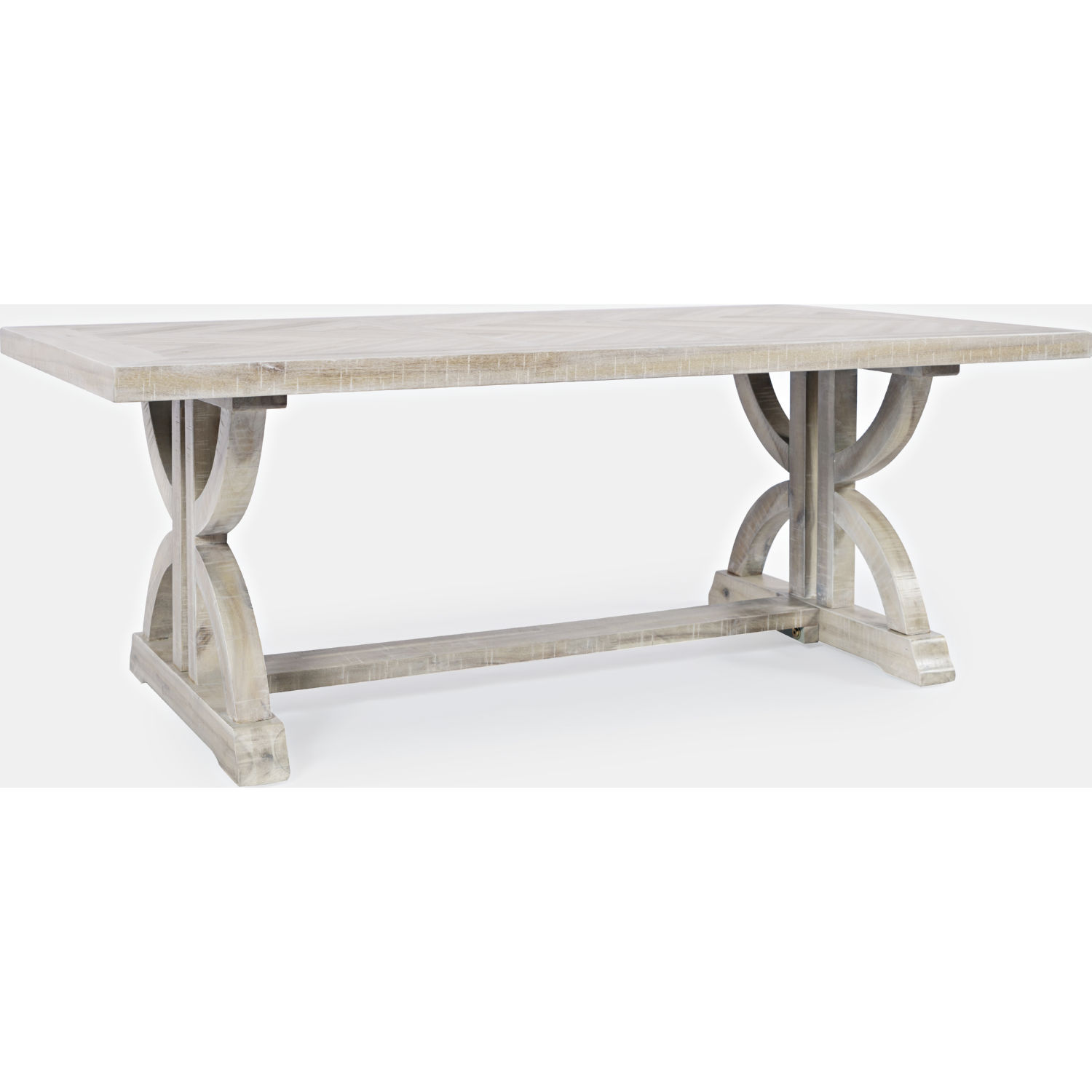 Jofran 1934-1 Fairview Coffee Table in Distressed Ash Finish Wood