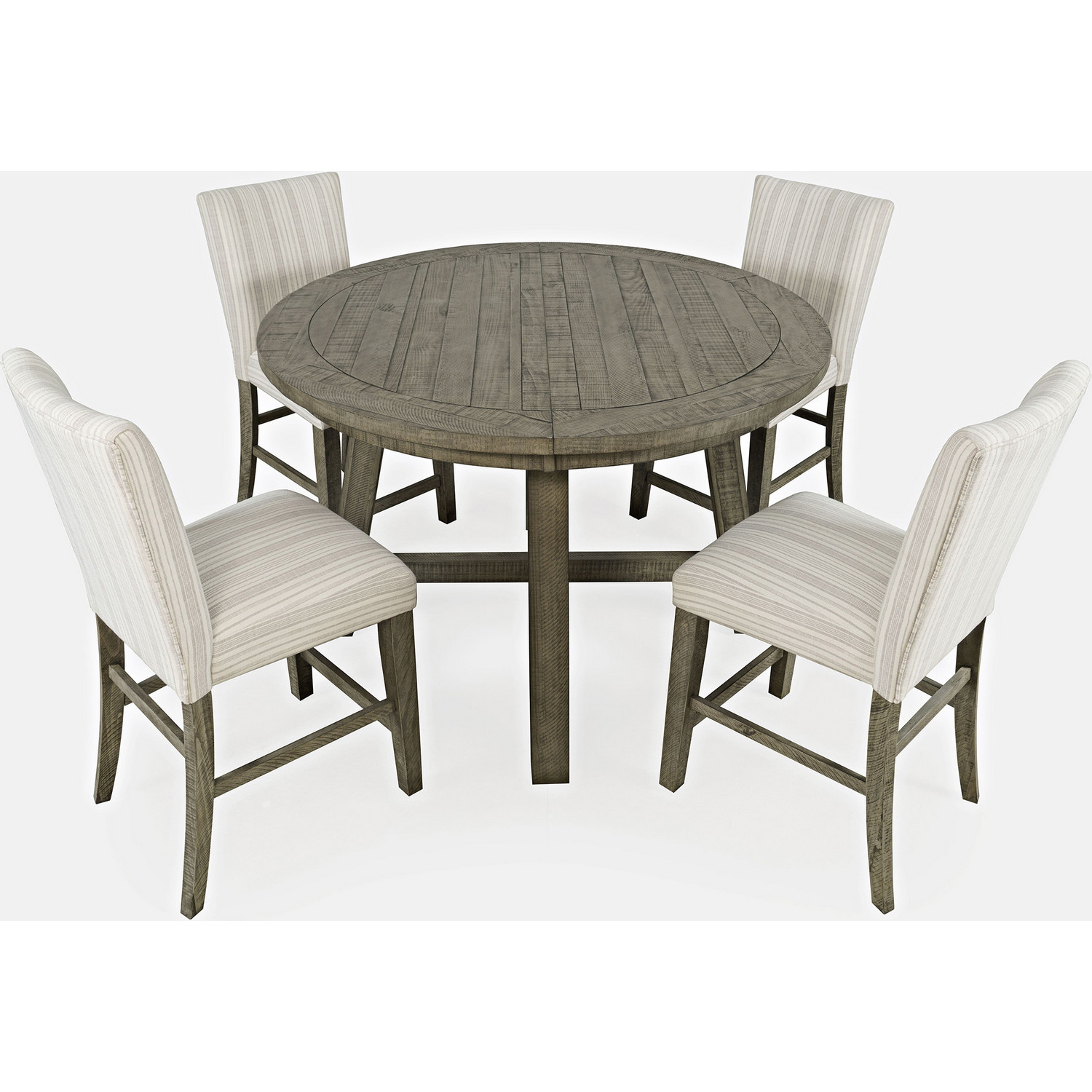 Jofran 2231-54C-4U Telluride 5 PC Counter Dining Set in Grey Wood ...