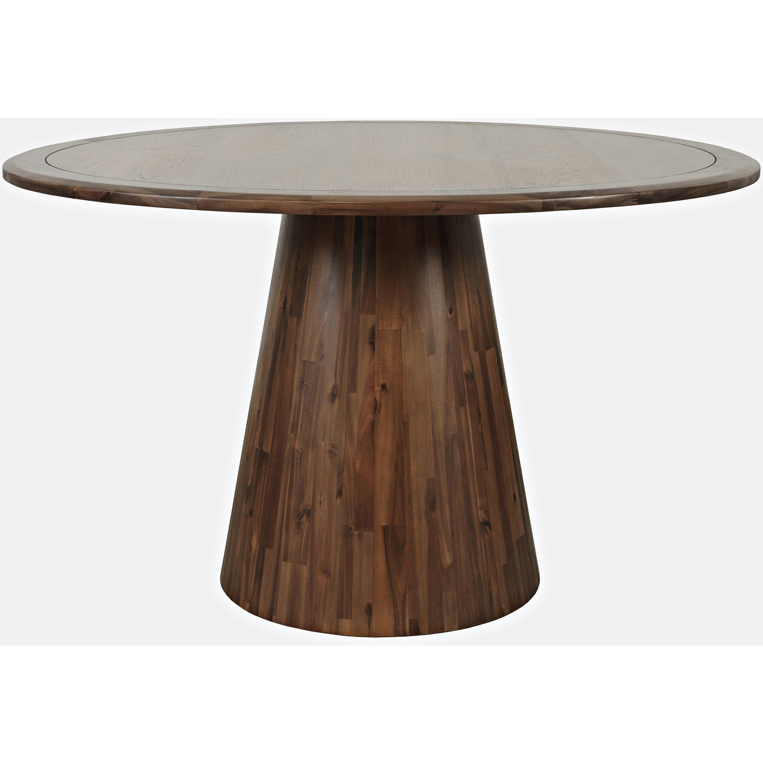 Jofran 2271-NASH50BTW Nash 50" Round Pedestal Dining Table in Walnut ...