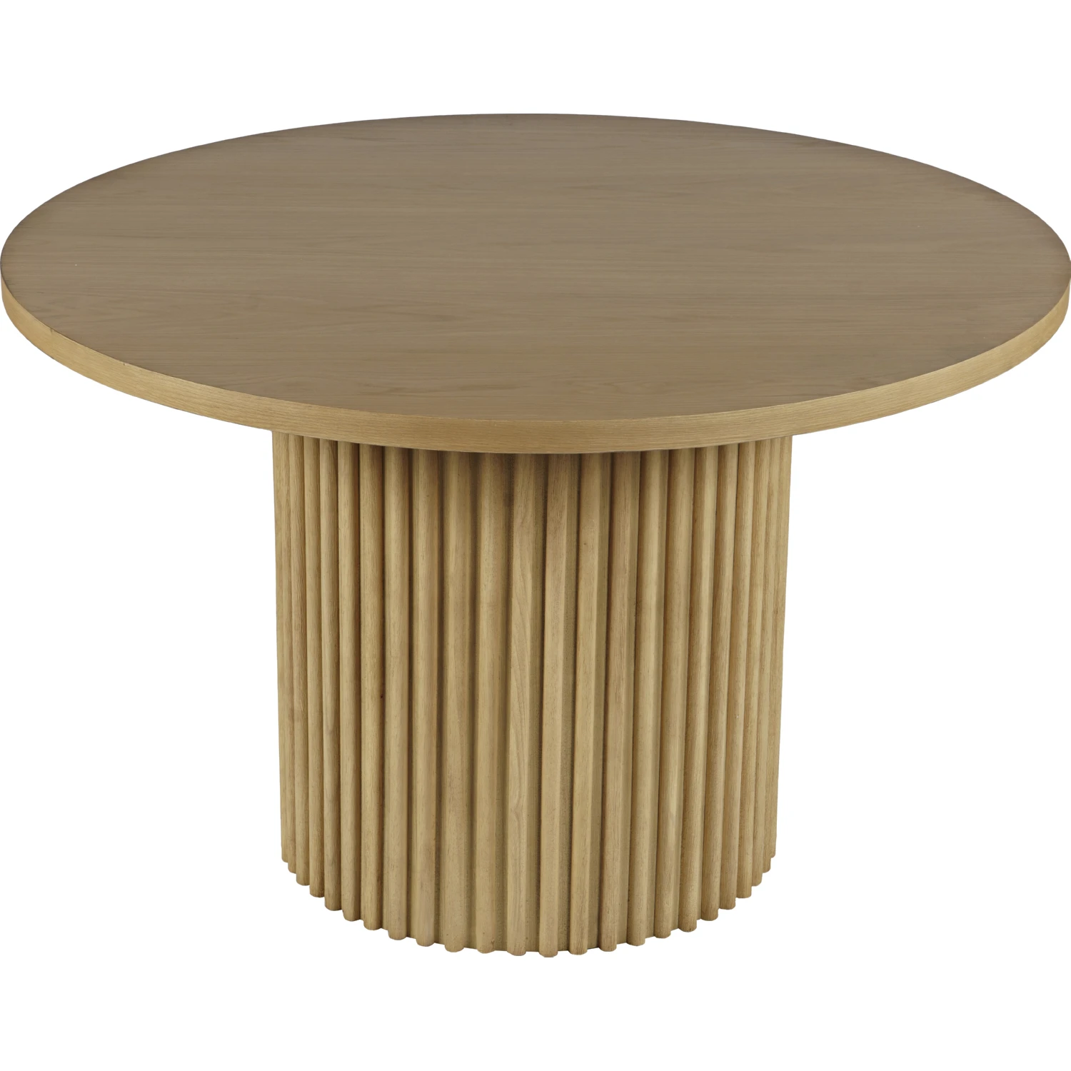 Jofran 2421-AUDEN36NTBKT Auden 48" Round Fluted Pedestal Counter Dining ...
