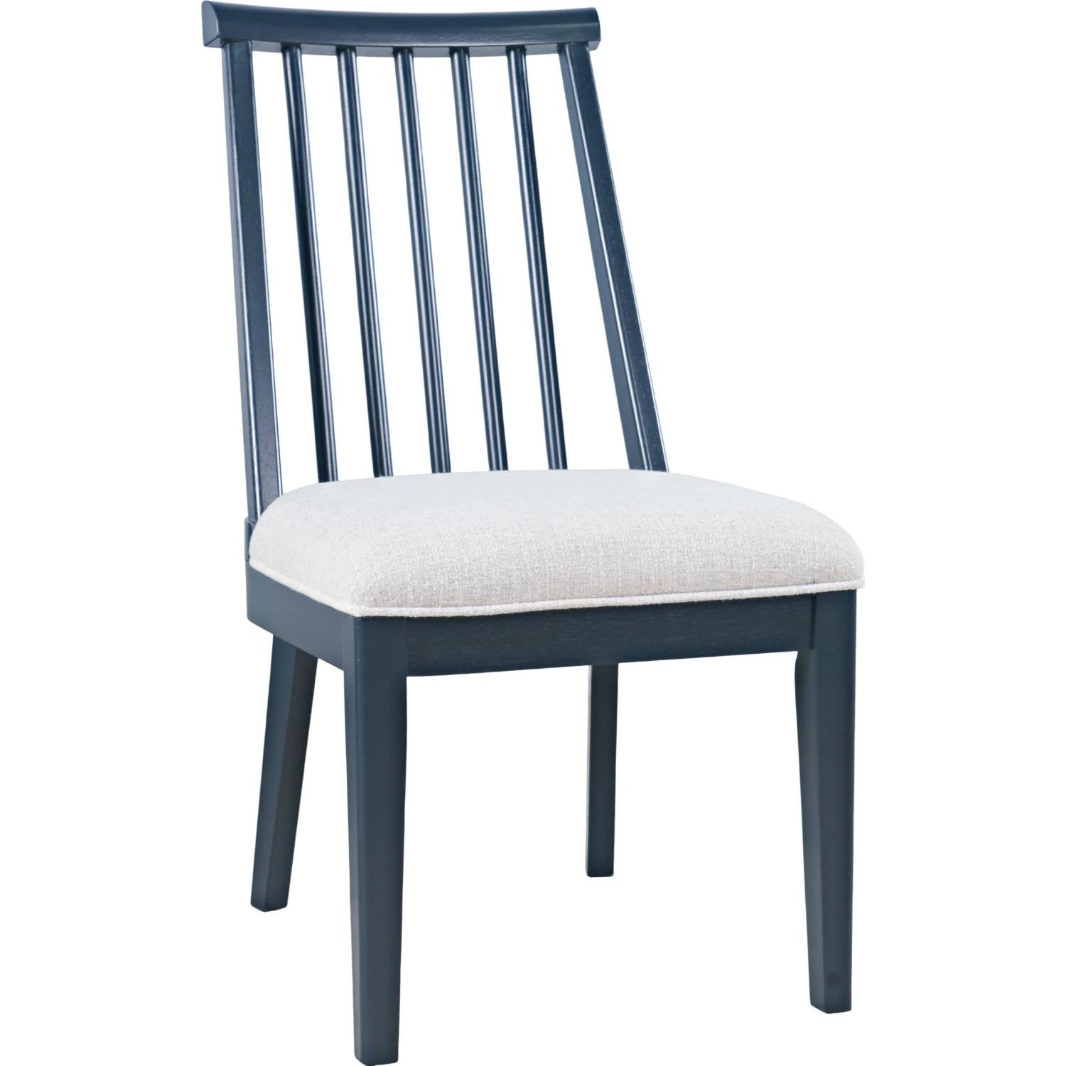 Jofran 2546-380KD Westport Dowel Back Dining Chair in Navy Blue Wood ...