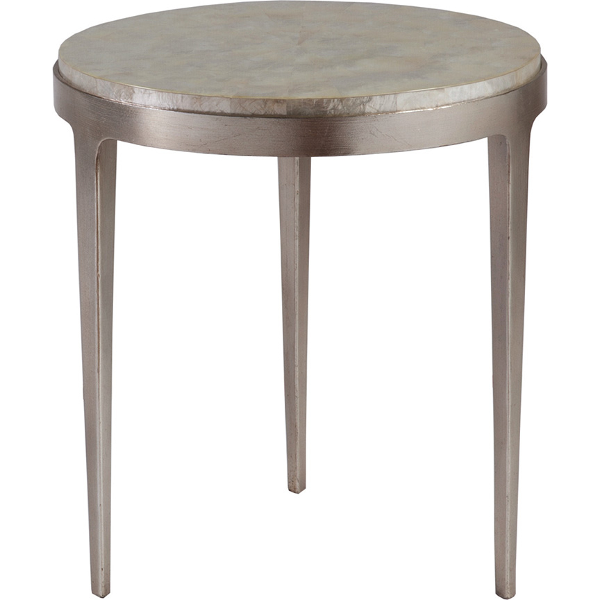 Artistica 01-2050-950 Gravitas Round Spot End Table in Capiz Shell ...