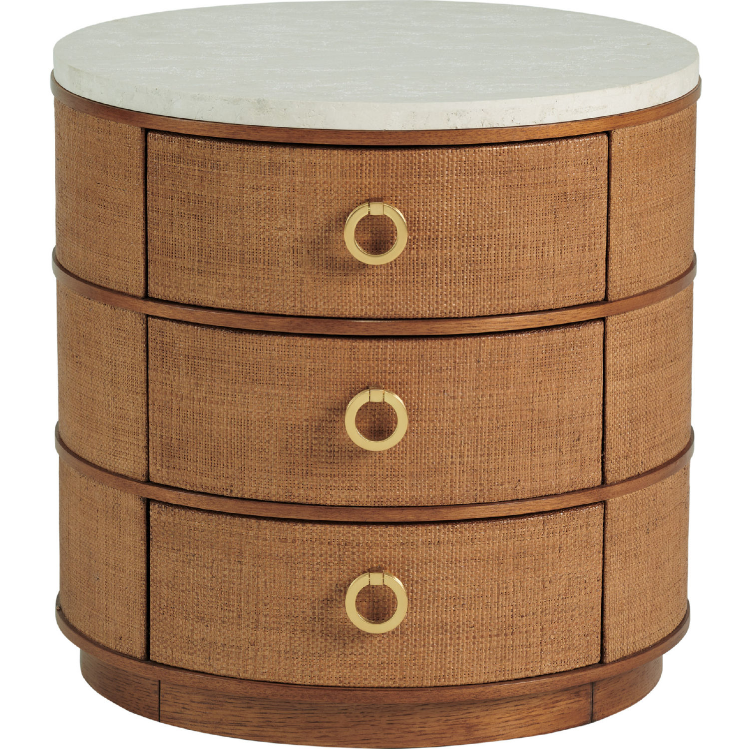 Tommy Bahama 01-0575-954 Banning Round End Table in Anticato Marble ...