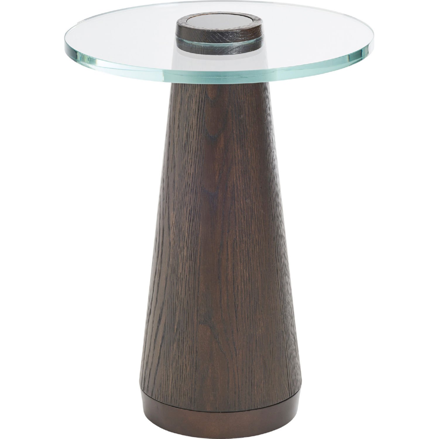 Bronze And Glass End Table