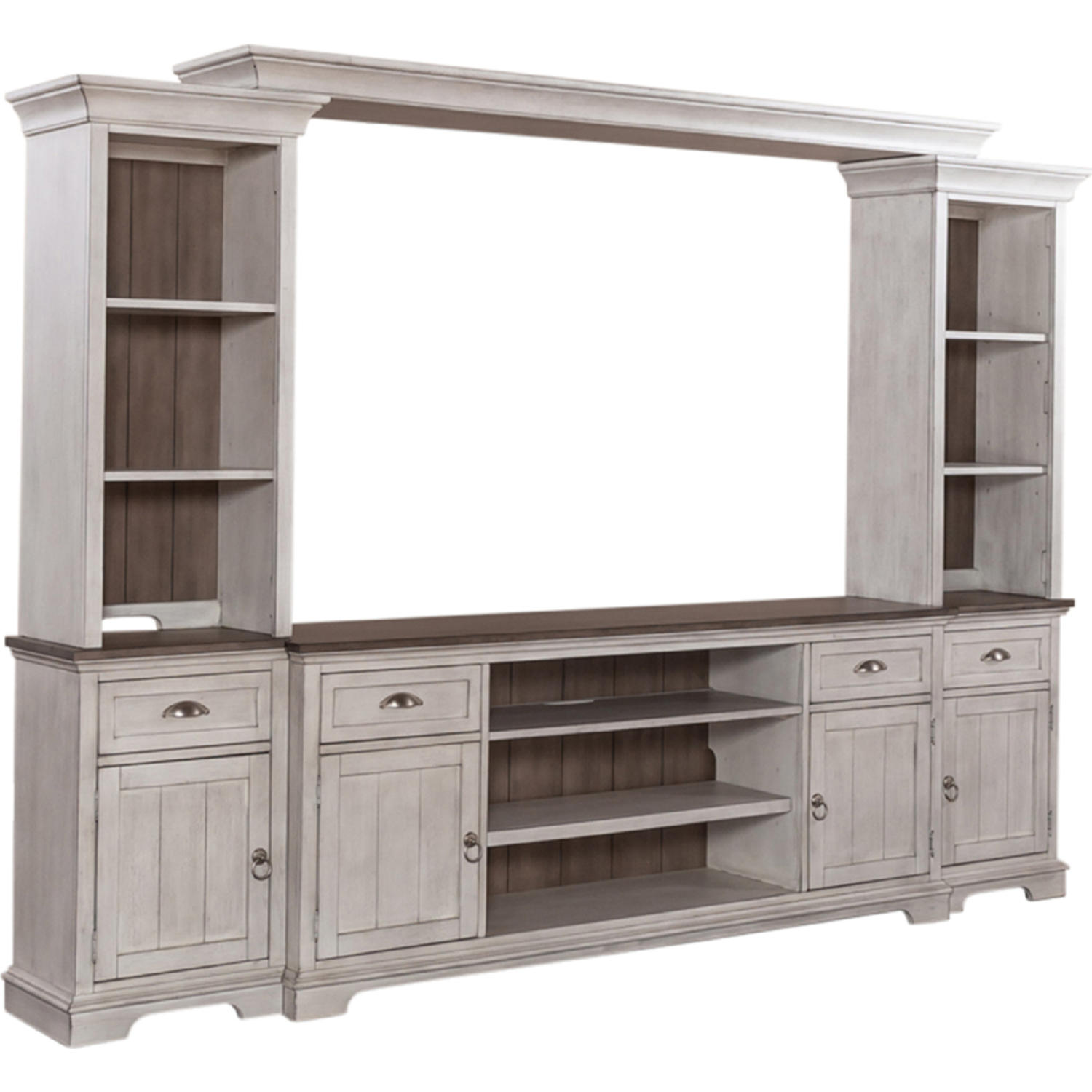 Liberty 303W-ENTW-ECP Ocean Isle Entertainment Center with Piers