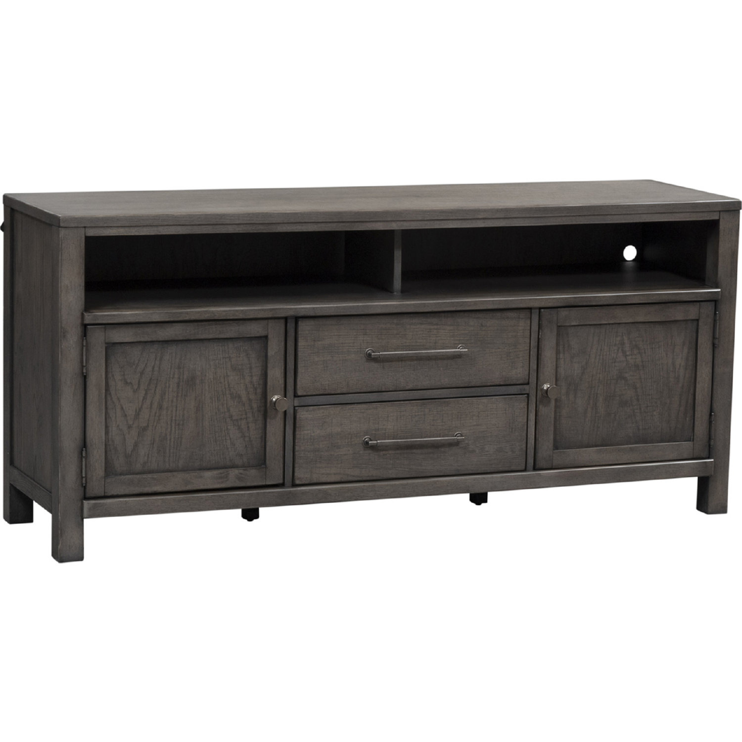 Liberty 406-TV66 Modern Farmhouse 66" TV Stand Console in Distressed ...