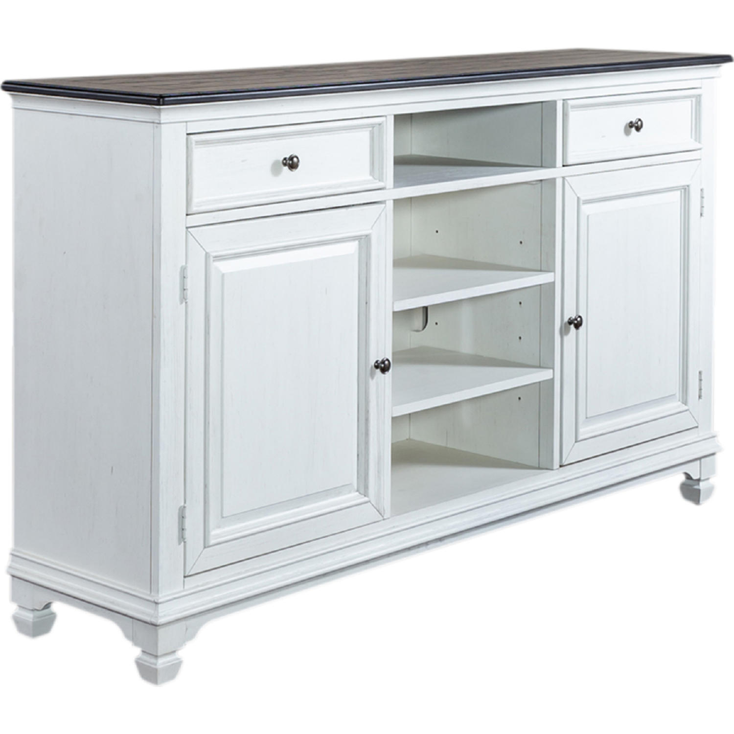 Liberty 417-TV68 Allyson Park 68" Highboy TV Stand in Brushed White ...