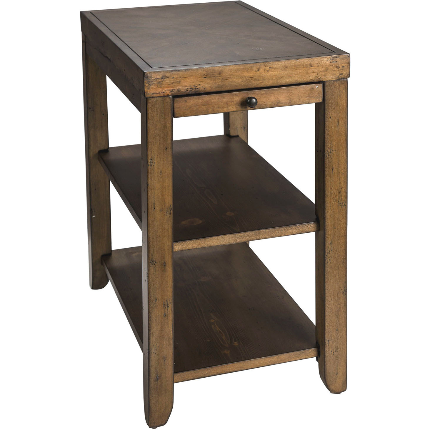 Liberty 58-OT1021 Mitchell Side Table in Nutmeg Brown Finish