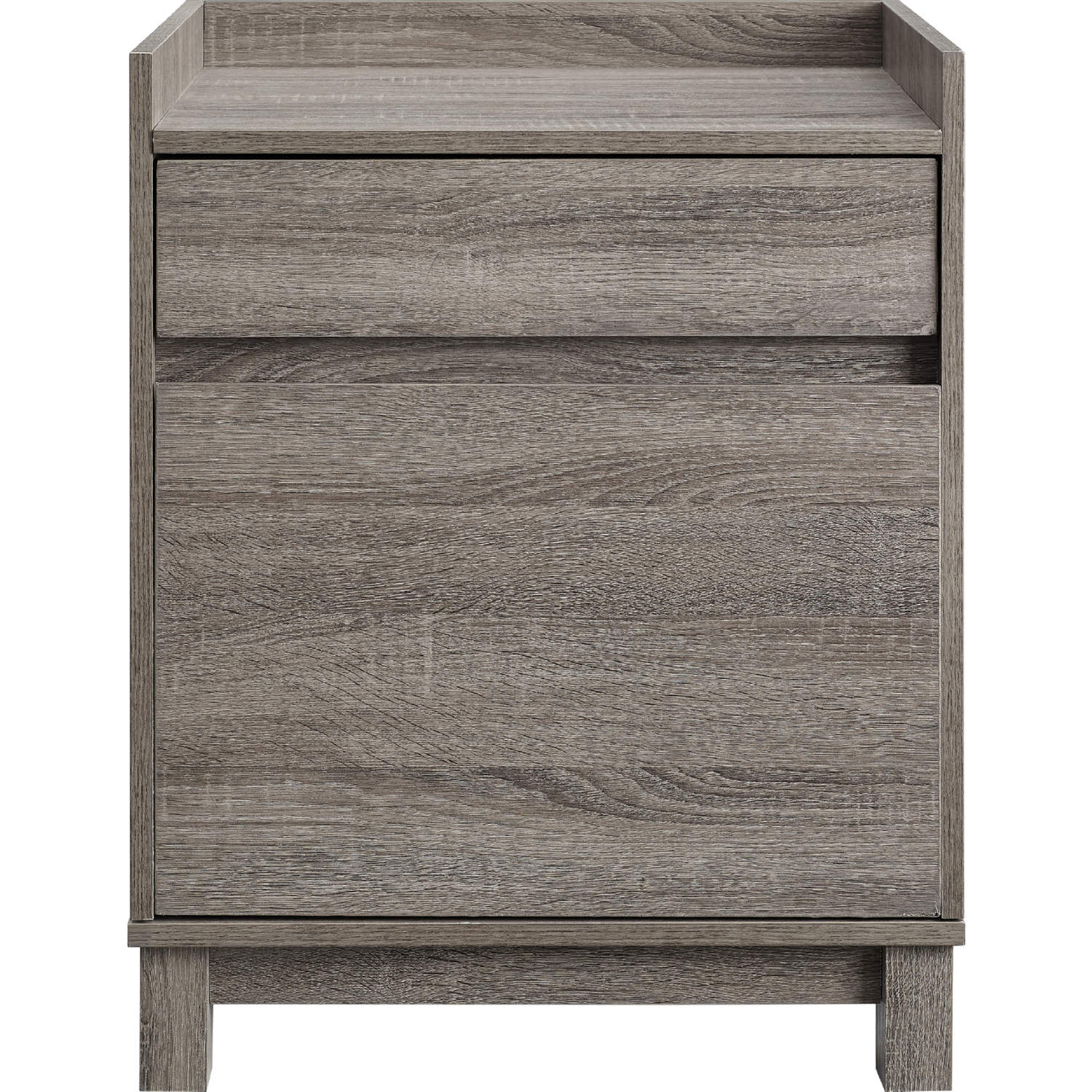 Linon 69335GRY01U Tracey File Cabinet in Gray Finish Wood