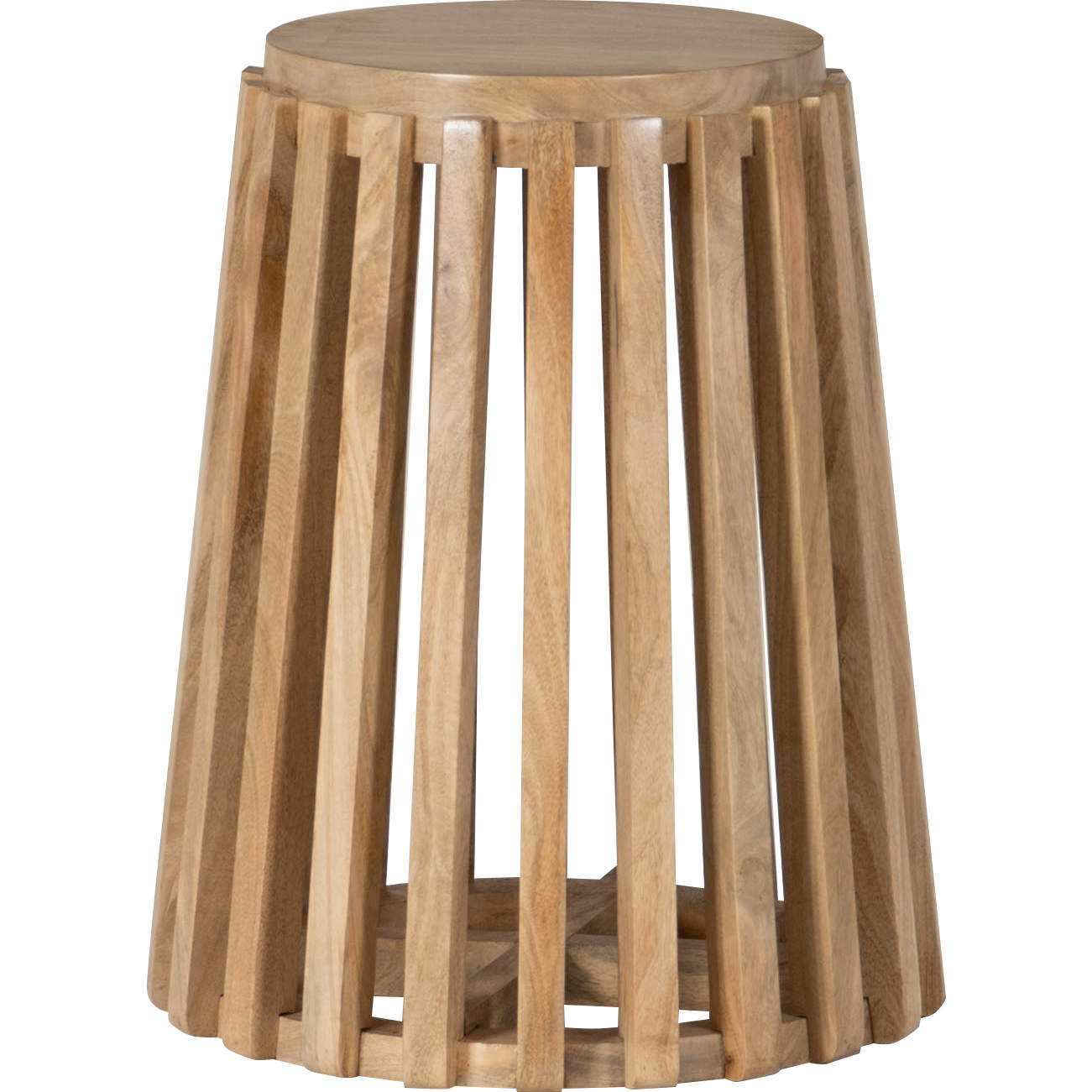 Powell D1533A23ST Samba Round Side Table in Mango Wood