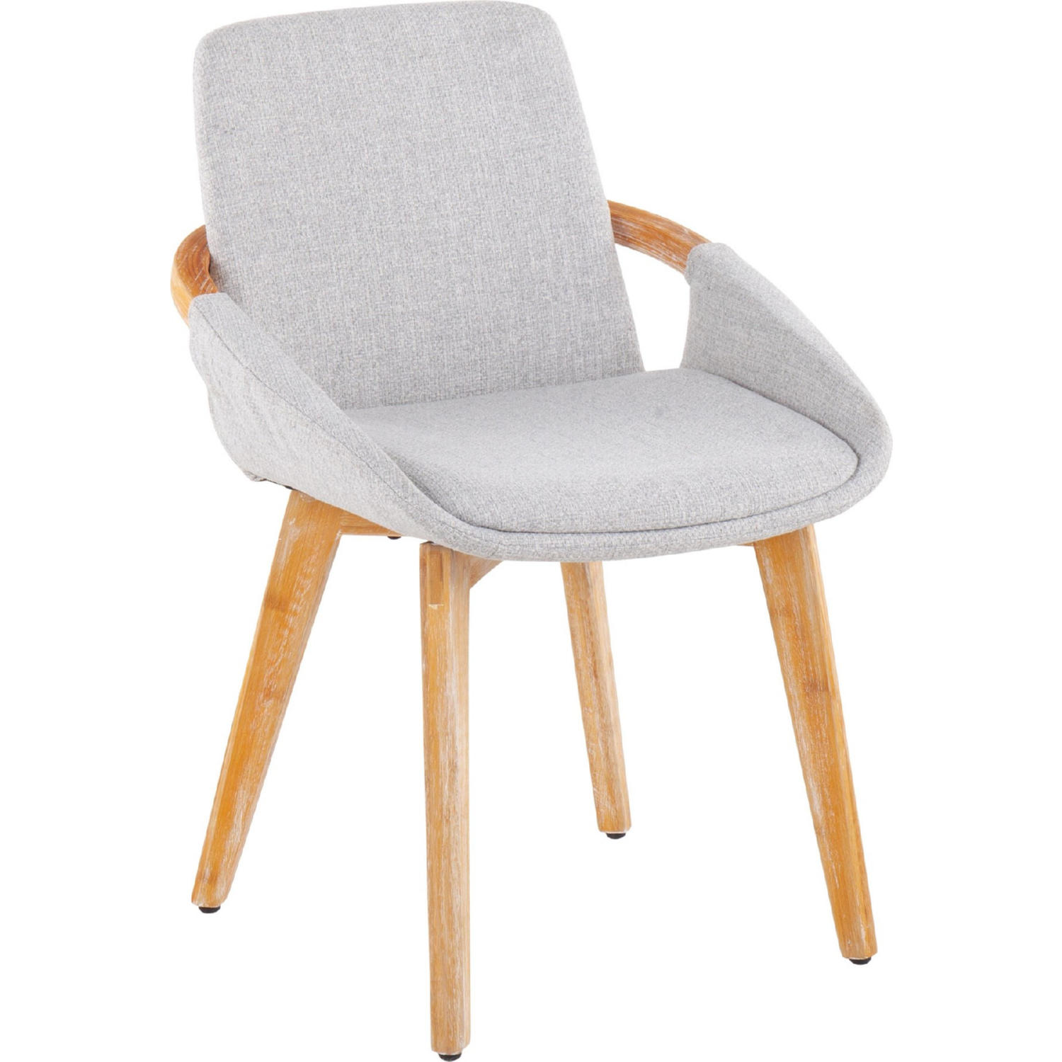 Lumisource CH-COSMO NALGY Cosmo Dining Chair in Light Grey Noise Fabric ...