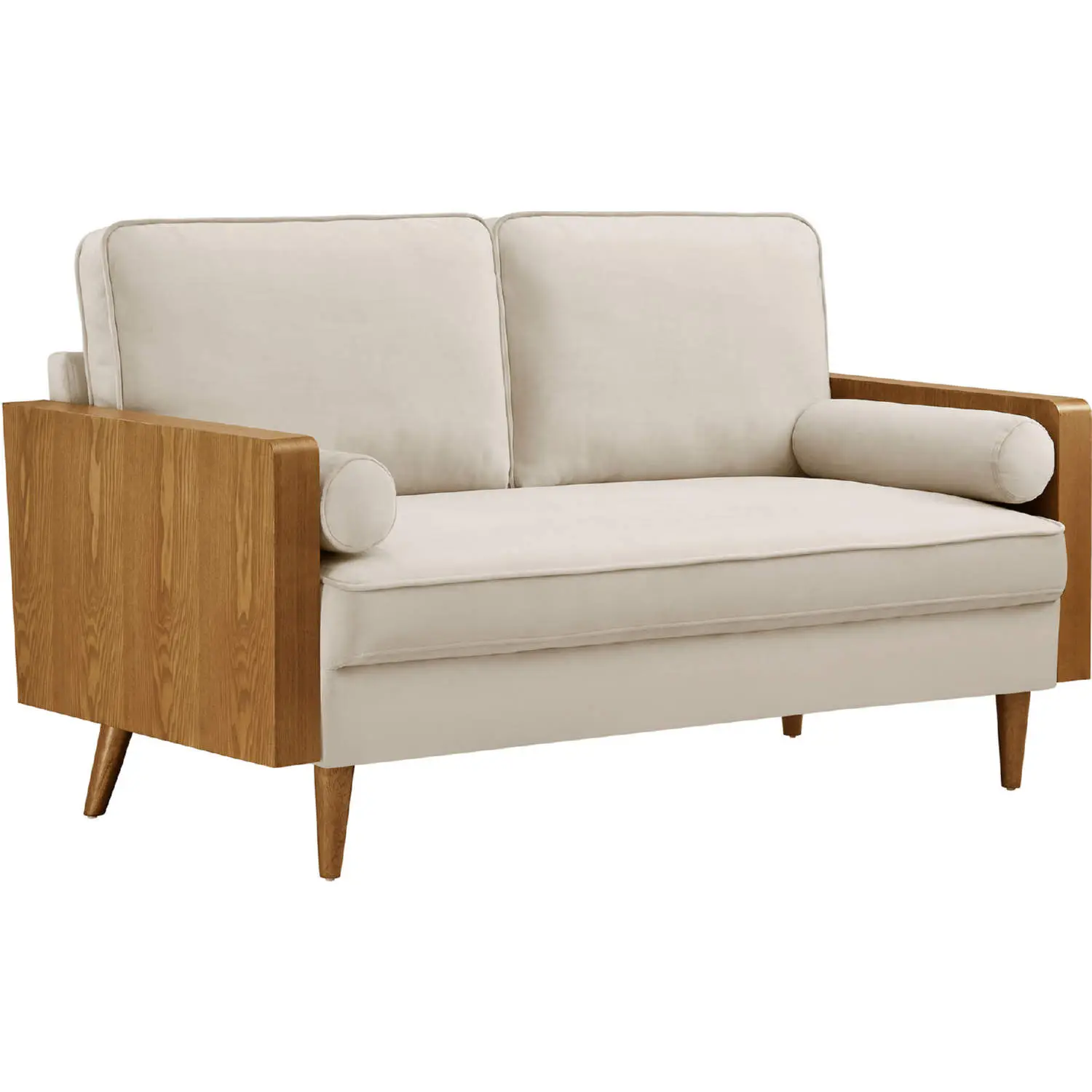 Modway EEI-6945-WAL-ALM Kellan Loveseat in Almond Gray Performance ...