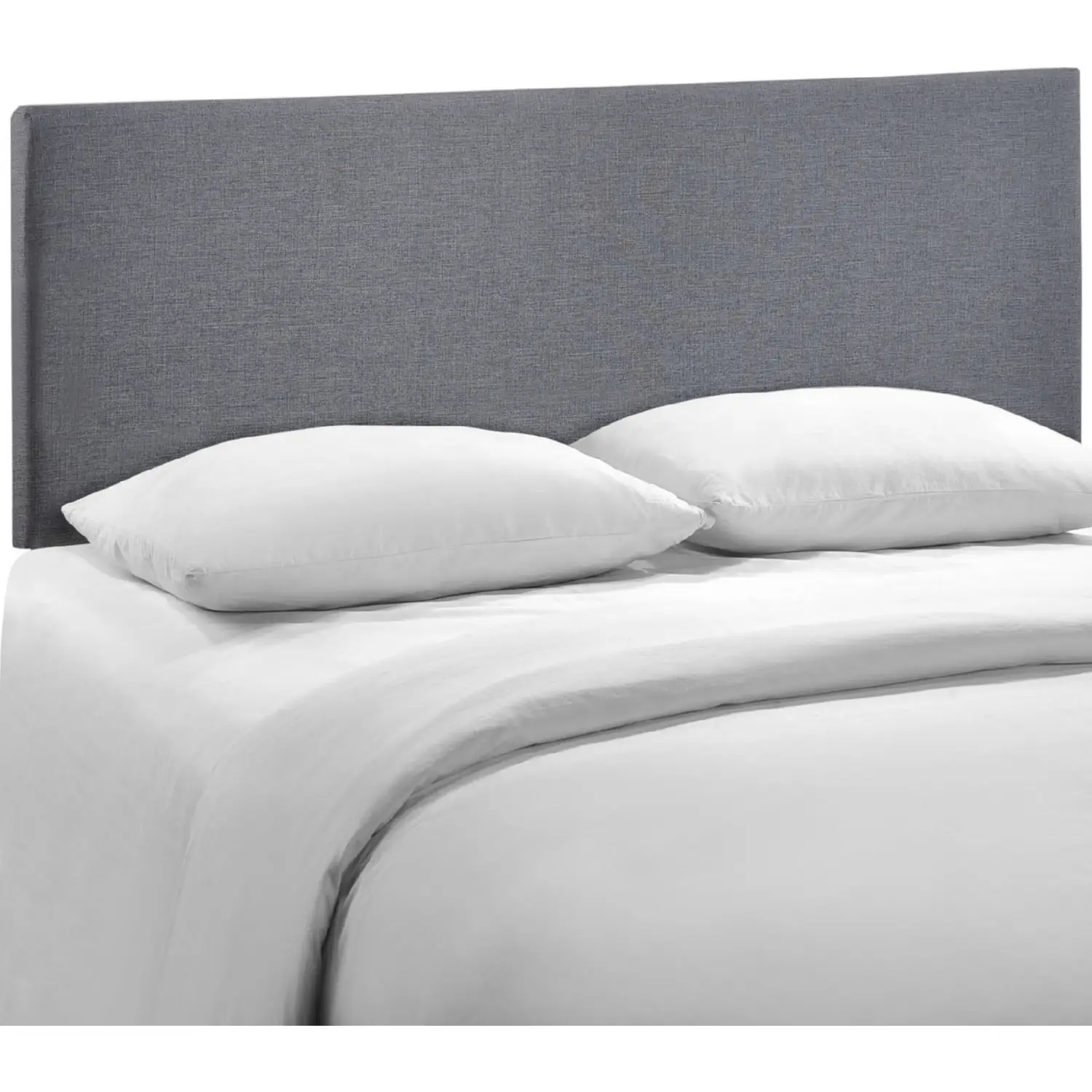Modway MOD-5211-SMK Region Queen Upholstered Headboard in Smoke Linen