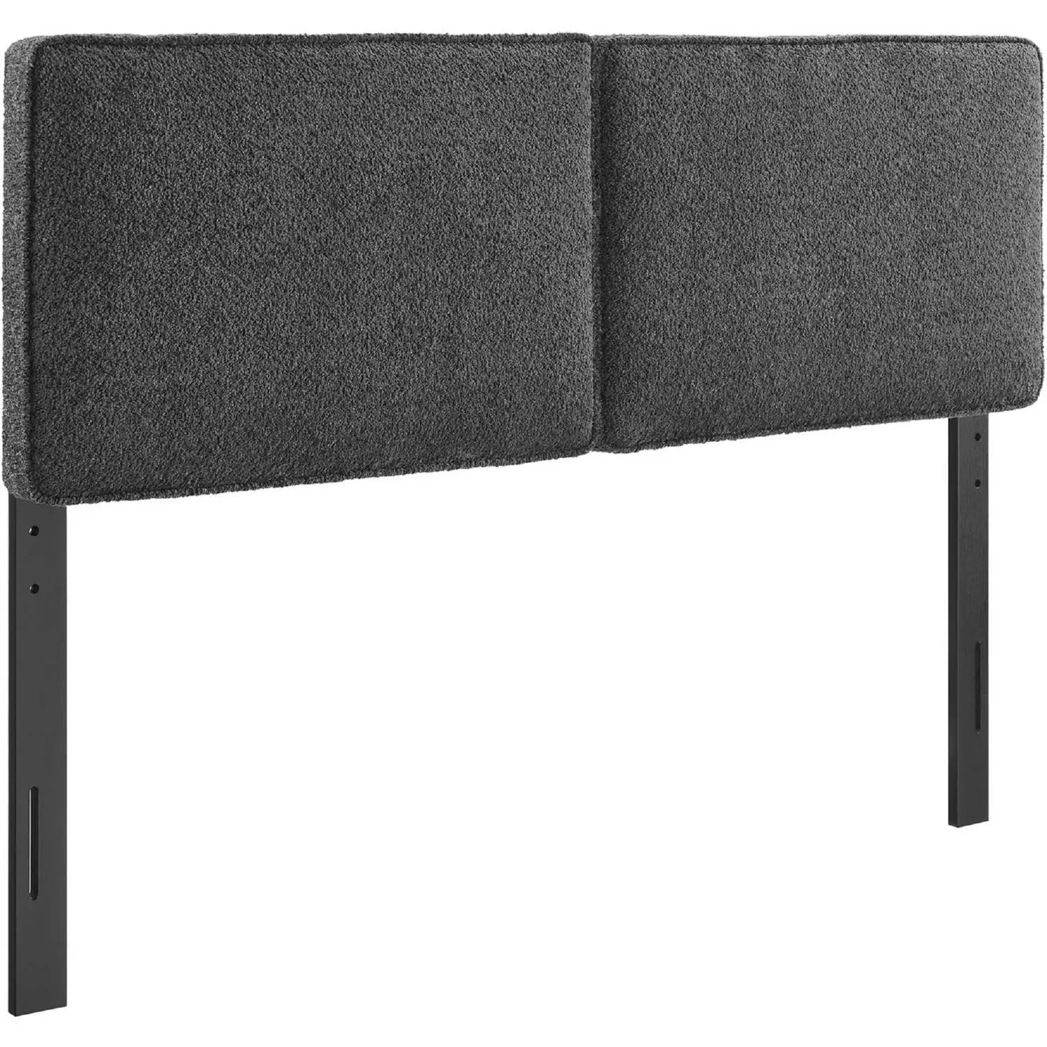 Modway MOD-7151-SLA Lindee King Headboard in Slate Gray Boucle Fabric