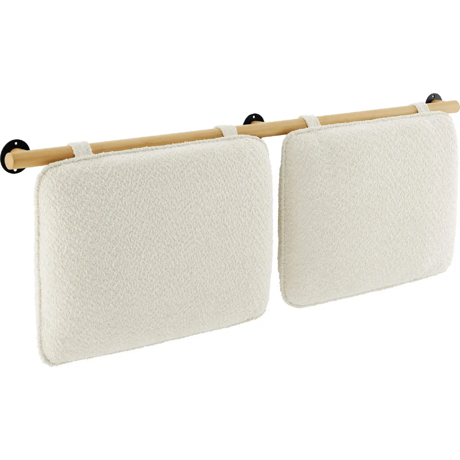 Modway MOD-7211-CRE-NAT Anela Wall Mounted Full Headboard in Cream ...